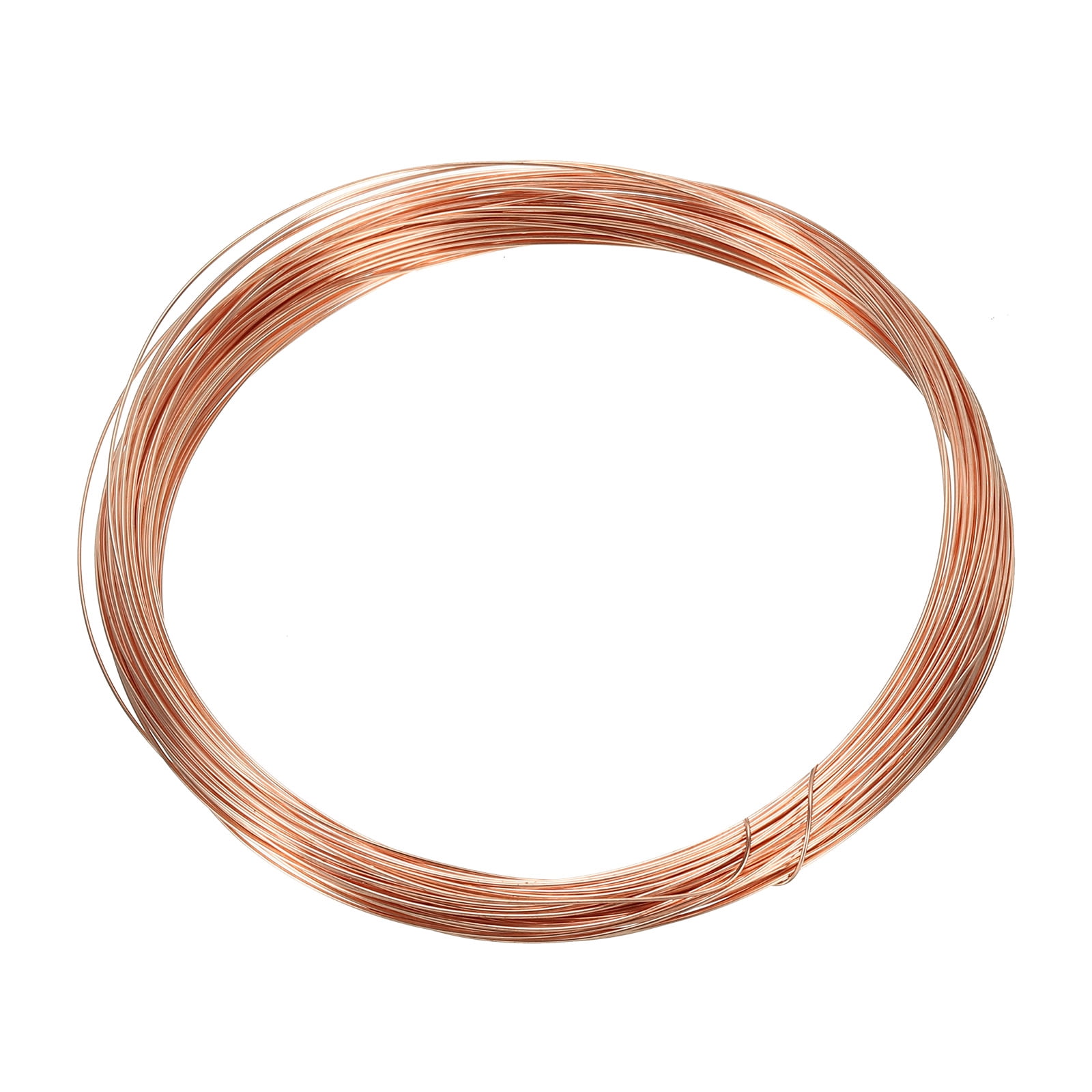 Uxcell 49 Feet Solid Bare Copper Wire 25 Gauge 99.9% Pure Copper Wire 0 ...
