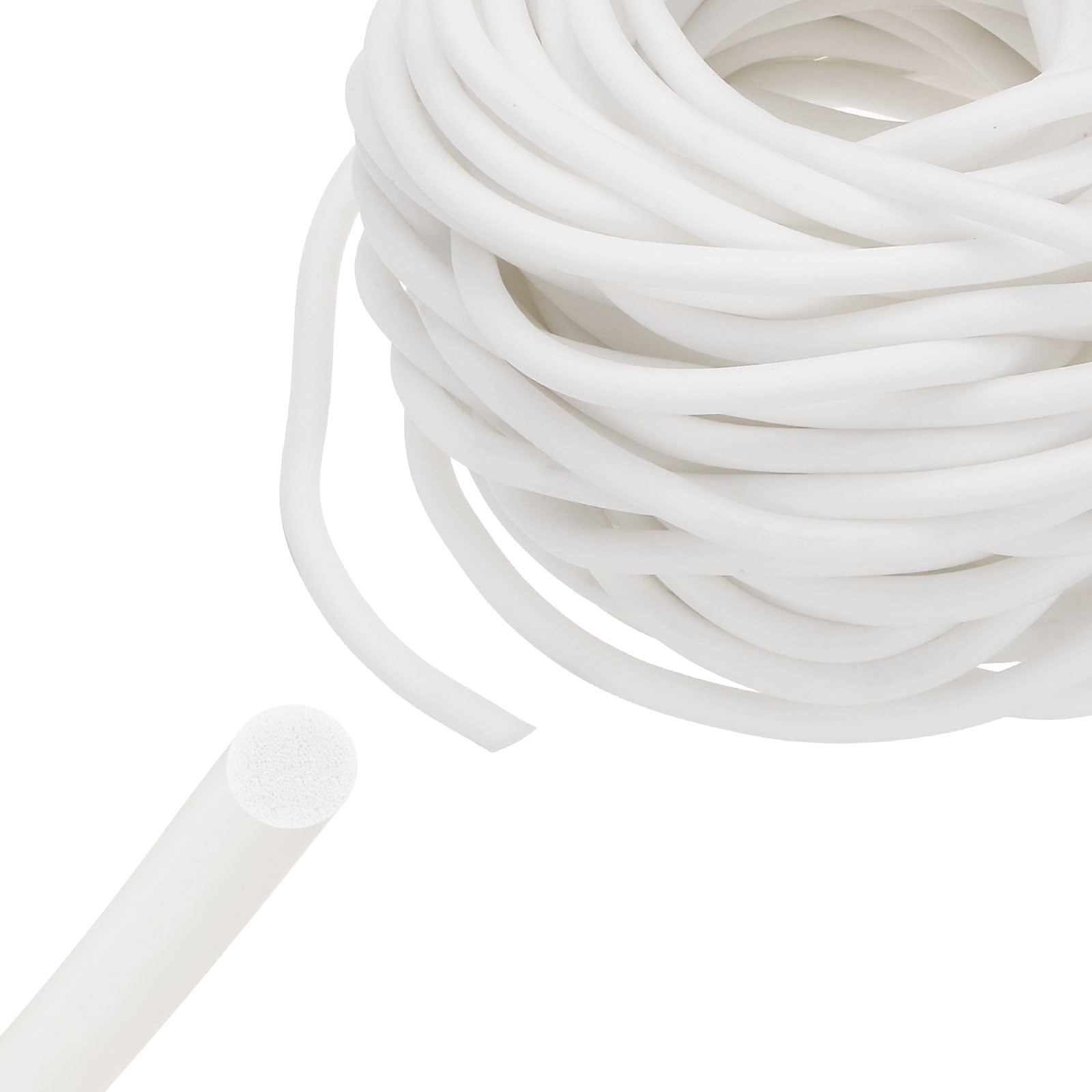 Uxcell 49Ft Backer Rod, 0.2 Inch Thick Silicone Rubber Foam Caulk Saver ...