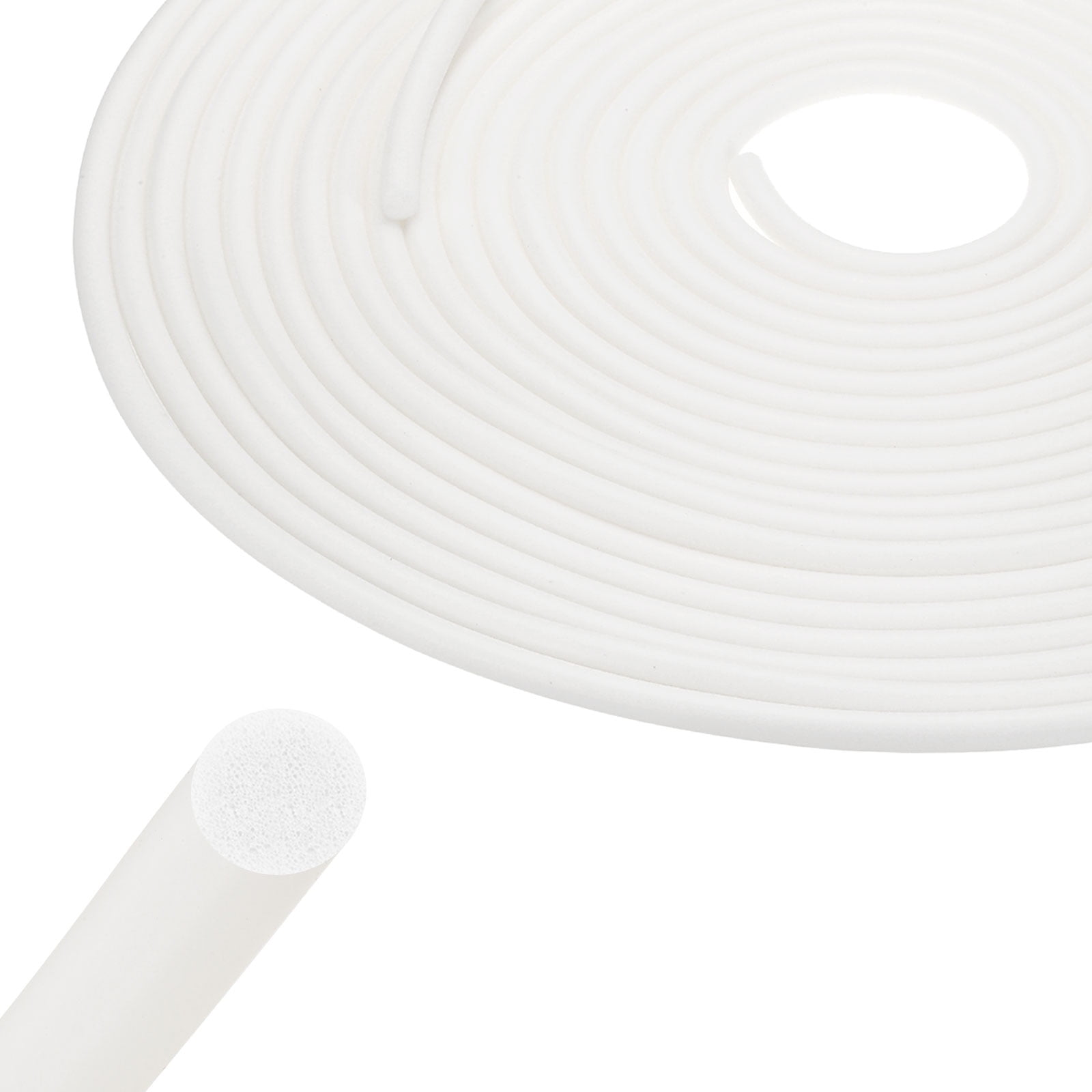 Uxcell 49Ft Backer Rod, 0.39 Inch Thick Silicone Rubber Foam Caulk ...