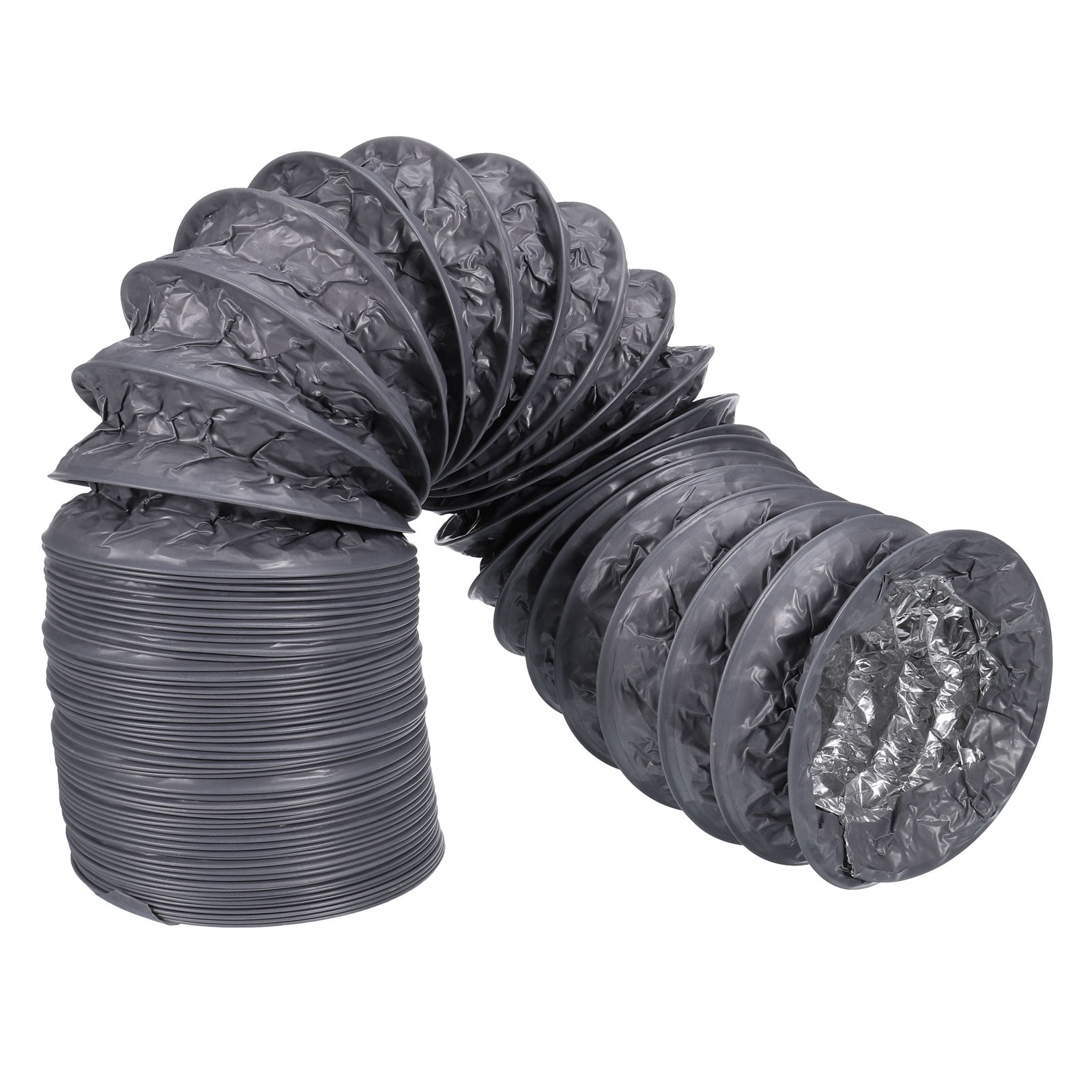 Uxcell 4Inch 16.4Ft Flexible Aluminum Ducting, Dryer Vent Hose Air ...