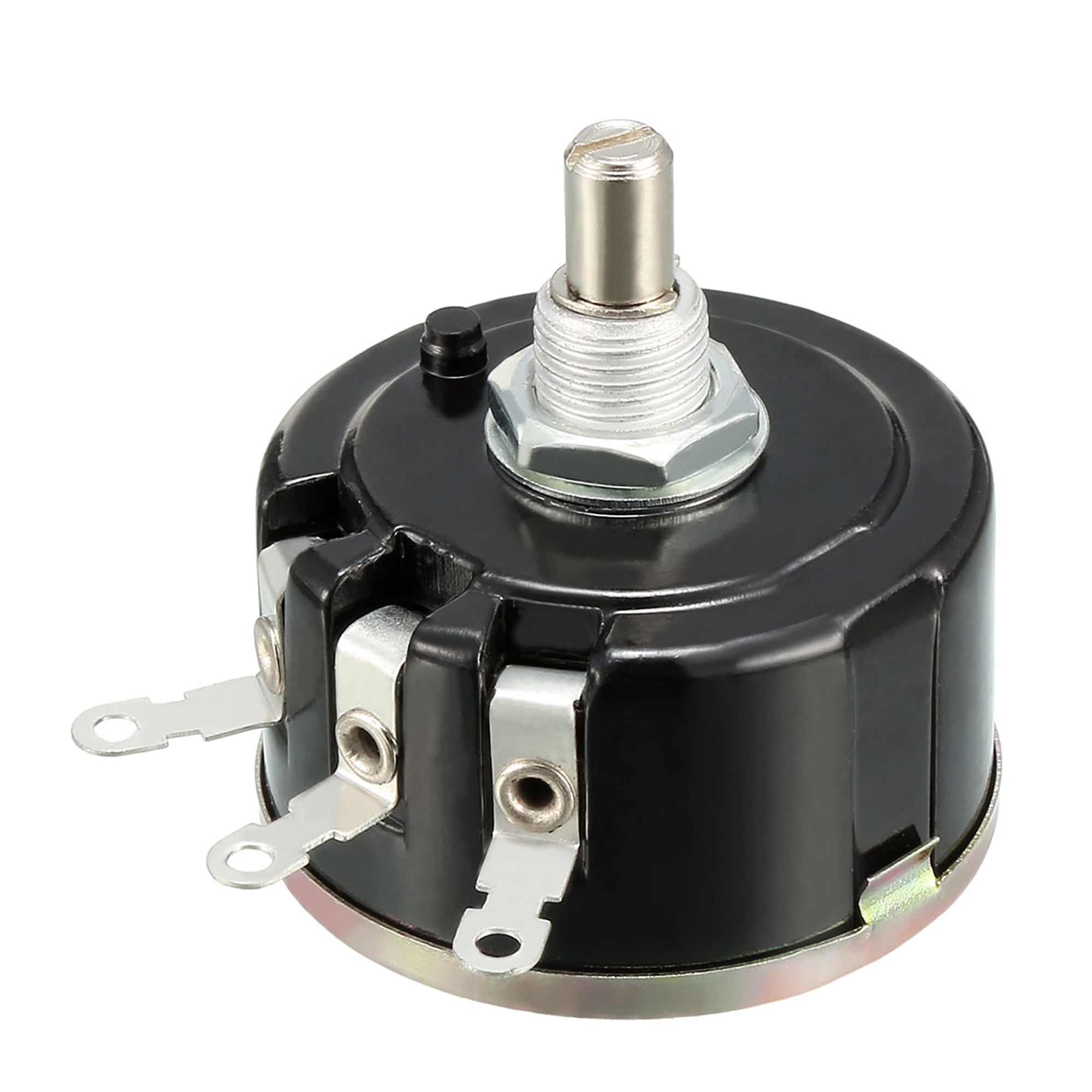 Uxcell 4K7 Ohm Variable Resistors Single Turn Rotary Carbon Film ...