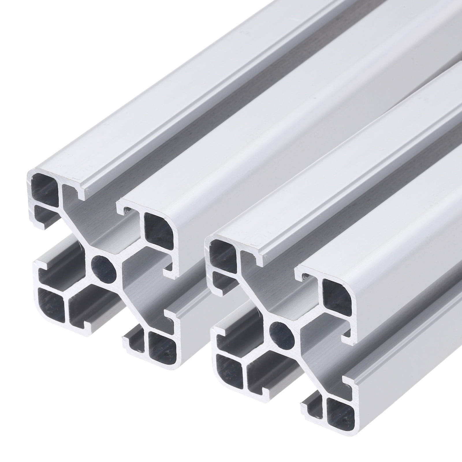 Uxcell 4PCS t Slot 4040 Aluminum Extrusion, 400mm Linear Rail for 3D ...