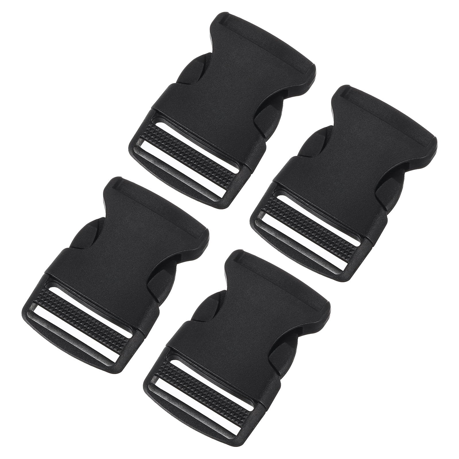 Uxcell 4Pack 1-1/4" Plastic Dual Adjustable Side Release Buckle for ...