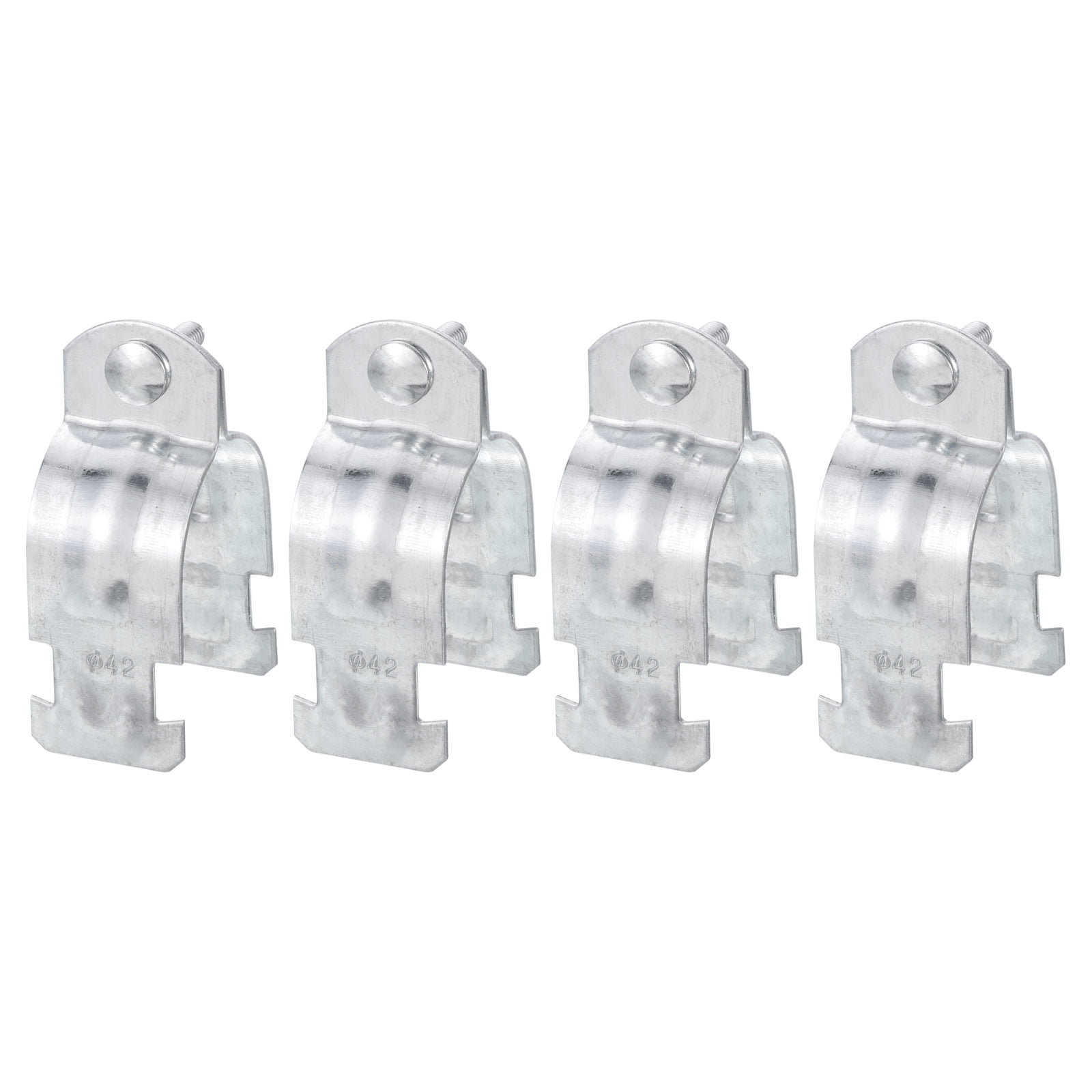 Uxcell 4Pack 1-3/8" EMT Strut Clamps Steel with Bolt Nut for Rigid ...