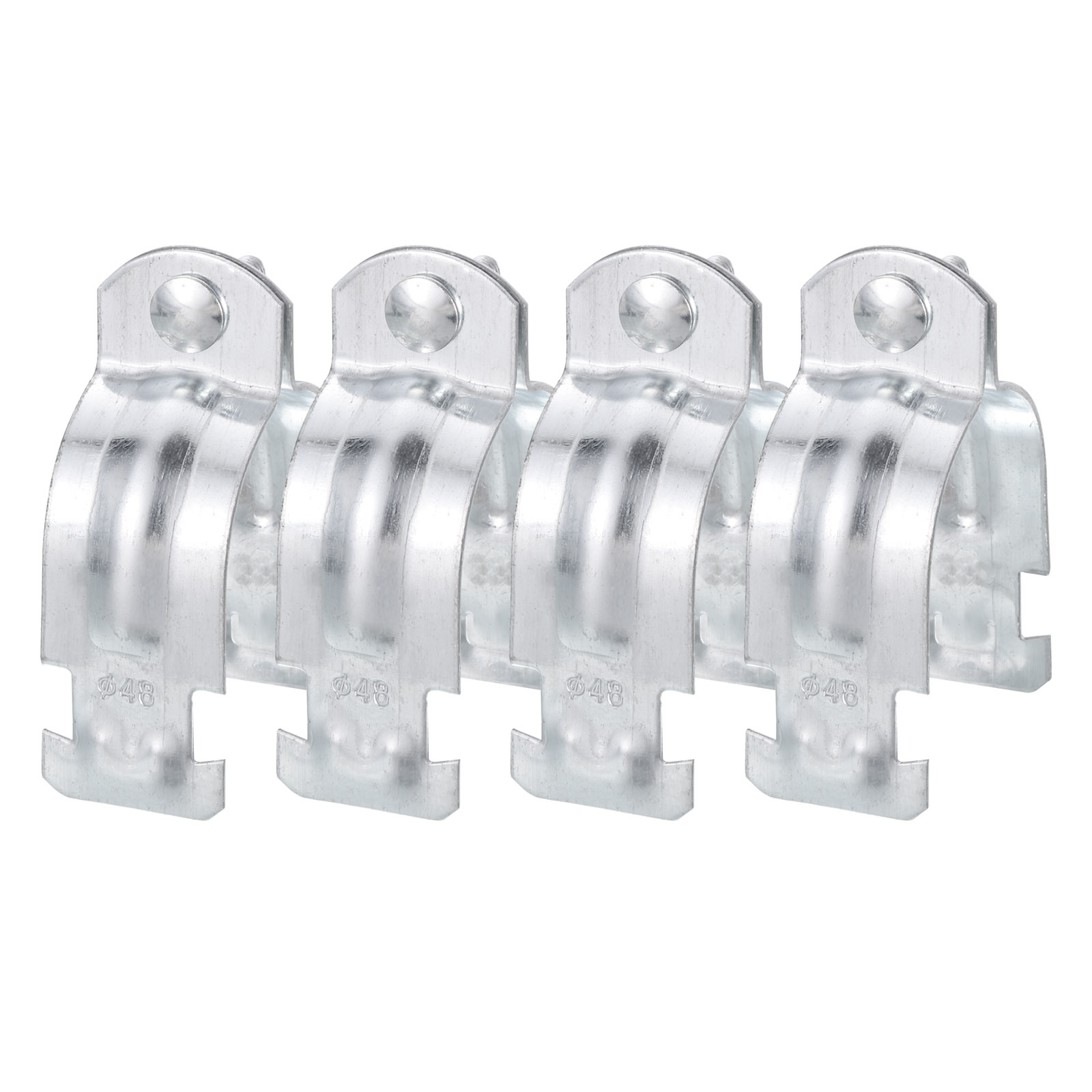 Uxcell 4Pack 1-5/8" EMT Strut Clamps Steel with Bolt Nut for Rigid ...