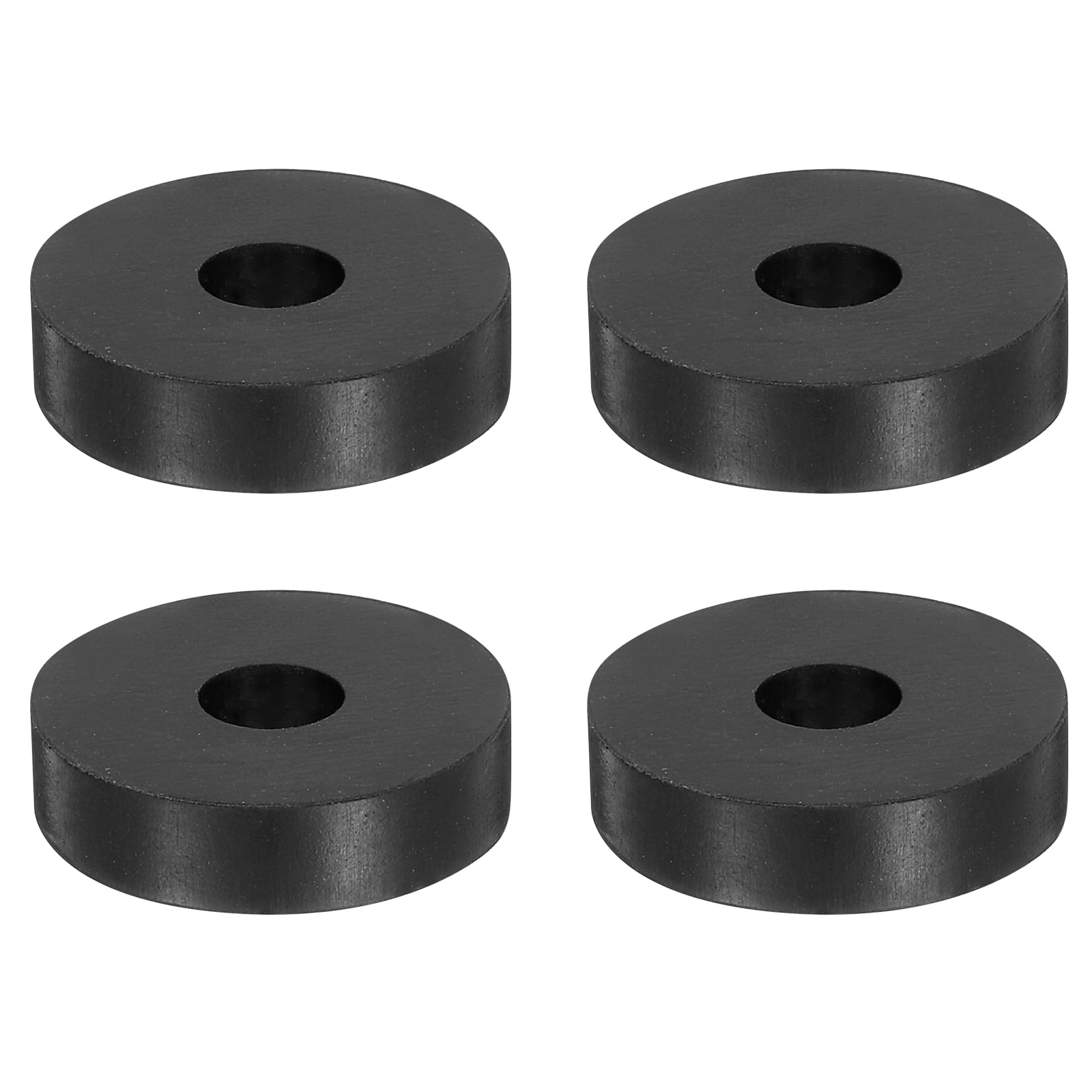 Uxcell 4Pack 1-5/8" OD x 1/2" ID x 3/8" Thickness Rubber Washers Round ...