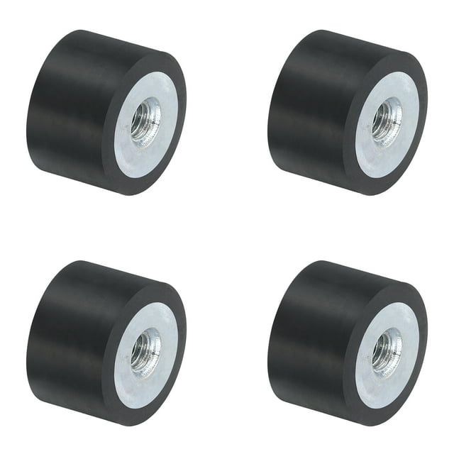 Uxcell 4Pack 15 x 10mm Rubber M4 Thread Mount Isolator Replaces Anti ...