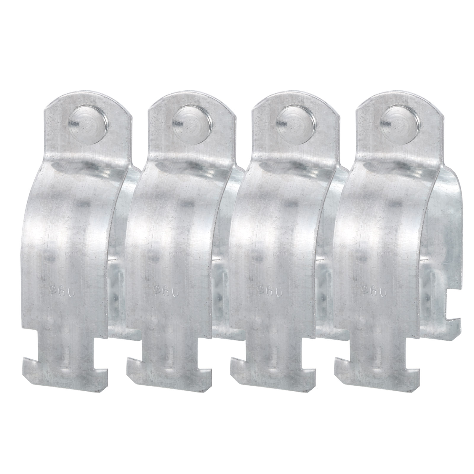 Uxcell 4Pack 2-3/8" EMT Strut Clamps Steel with Bolt Nut for Rigid ...