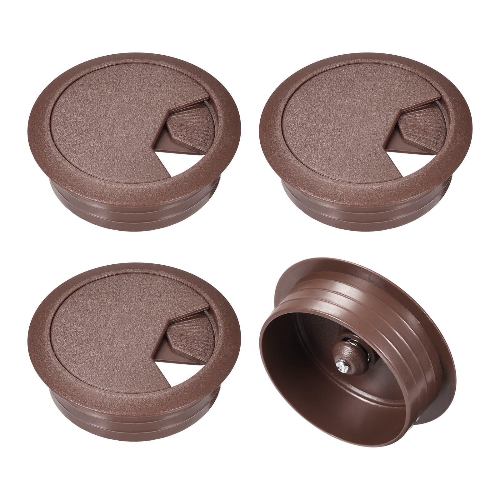 Uxcell 4Pack 2 Inch Cable Hole Cover ABS Office Desk Cable Wire Cord ...