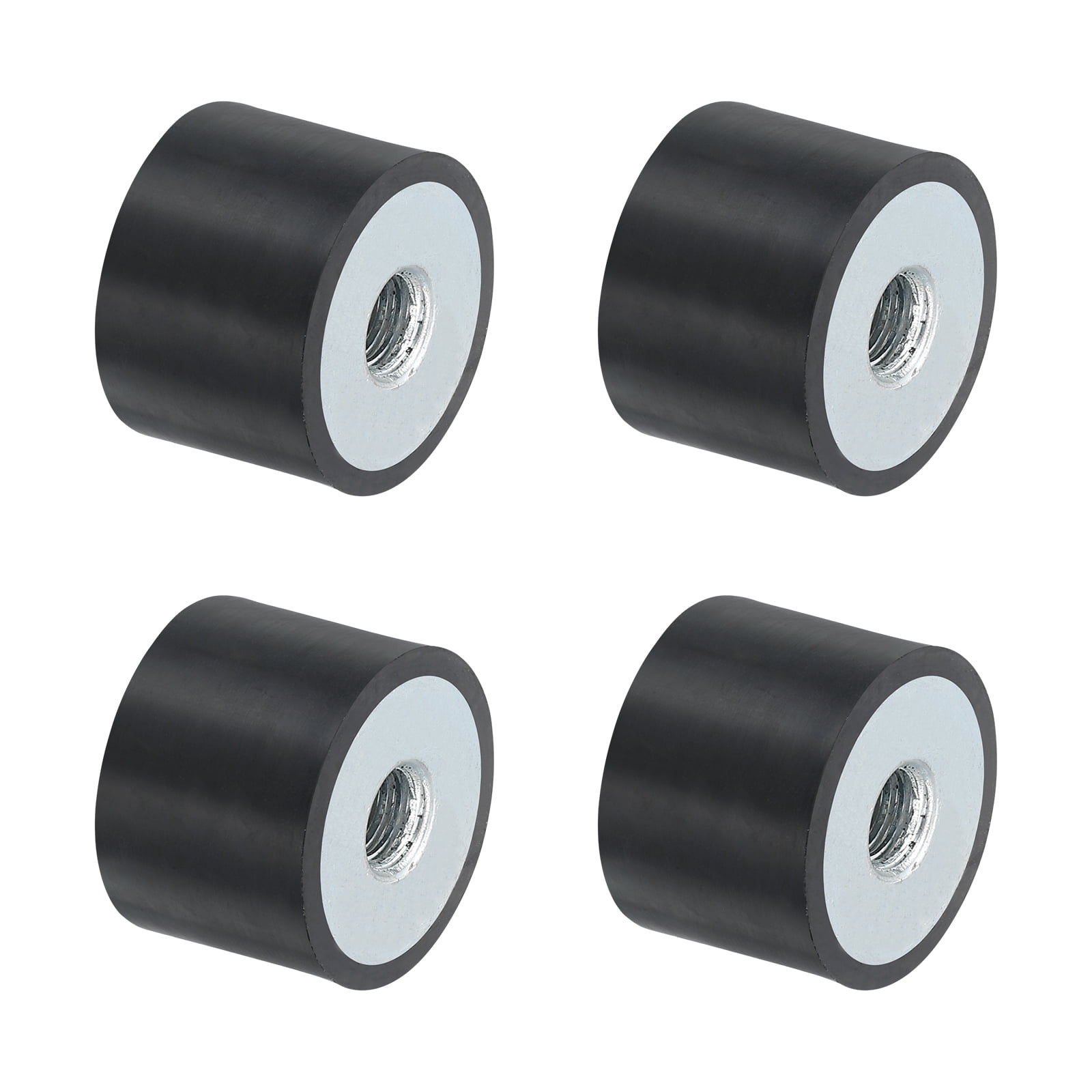 Uxcell 4Pack 20 x 15mm Rubber M6 Thread Mount Isolator Replaces Anti ...