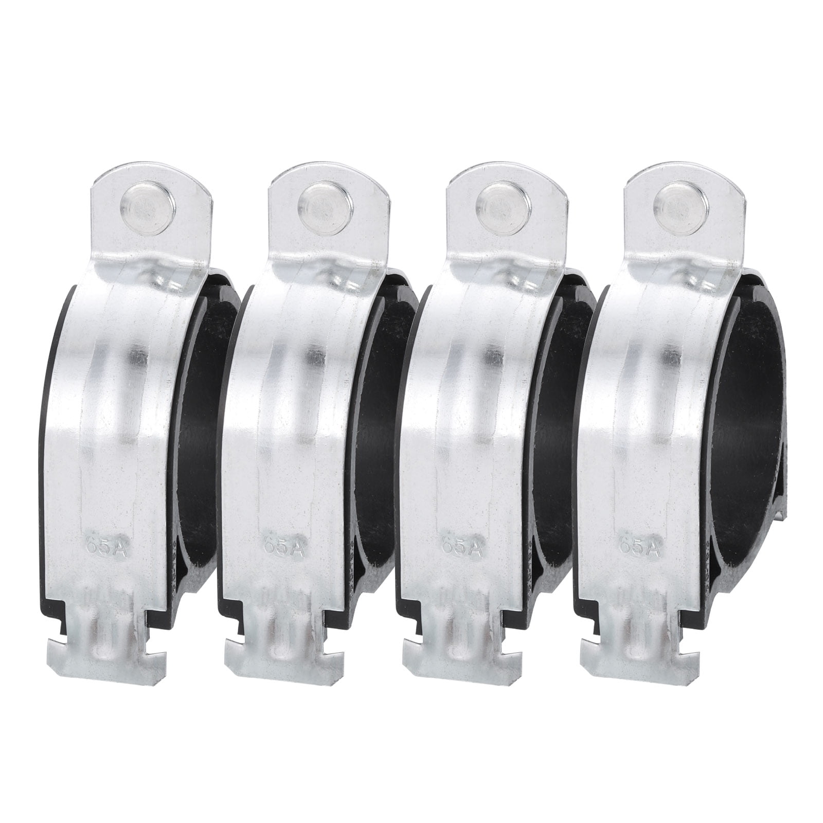 Uxcell 4Pack 3" Rubber Cushion Strut Clamp Rigid Steel Pipe Clamp for ...