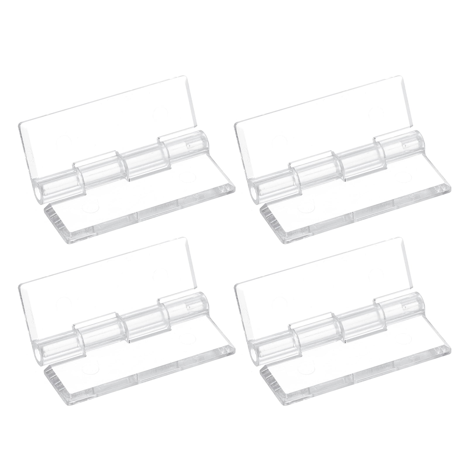 Uxcell 4Pack 45x35mm Inch Acrylic Hinges Mini Hardware Folding Hinge ...