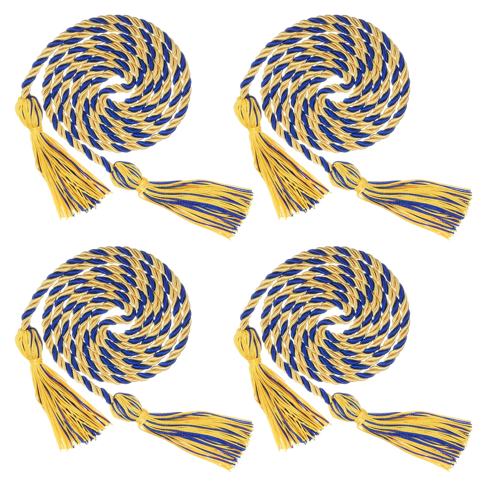 Uxcell 4Pack 67" Graduation Honor Cord with Tassel Polyester Yarn Honor ...