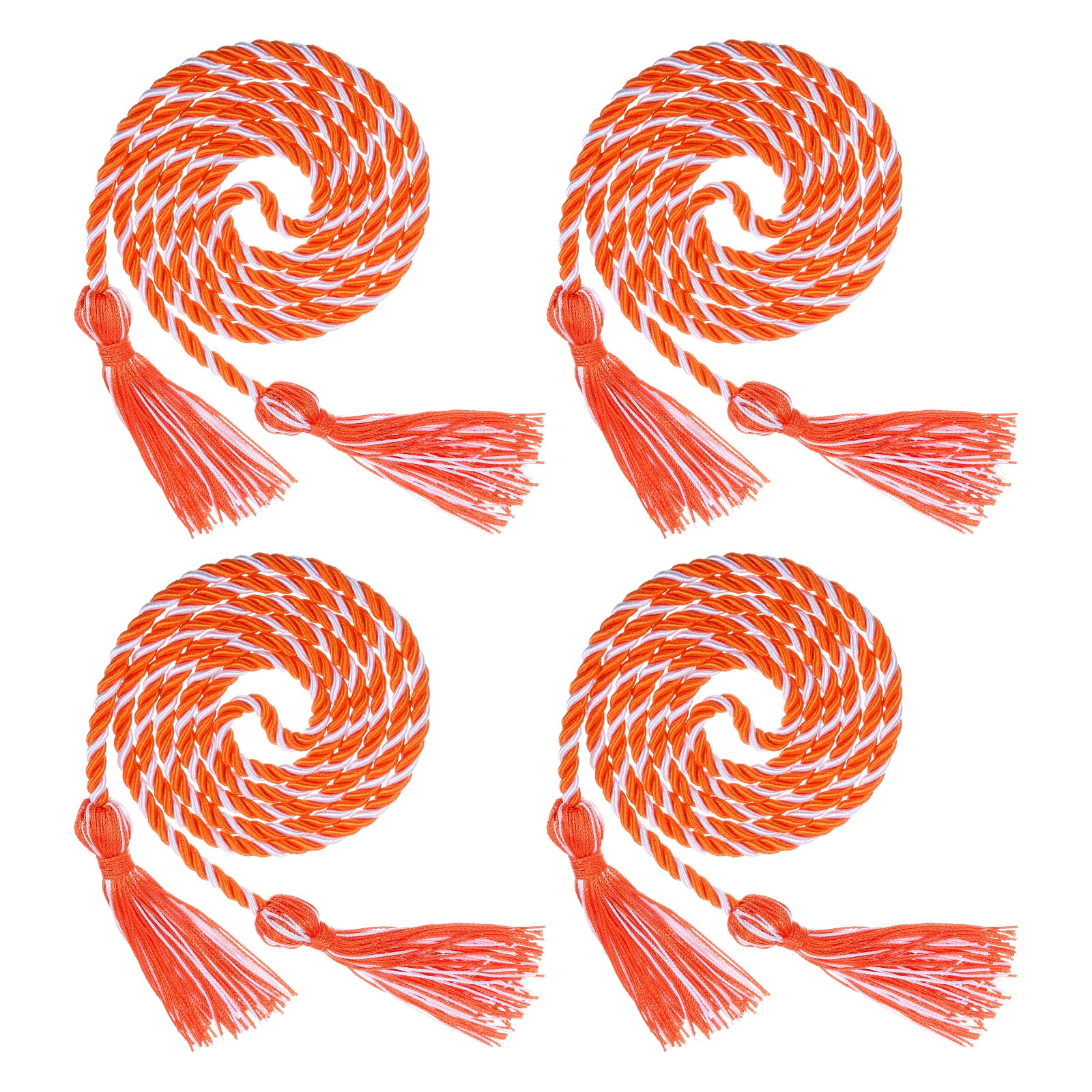 Uxcell 4Pack 67" Graduation Honor Cord with Tassel Polyester Yarn Honor ...