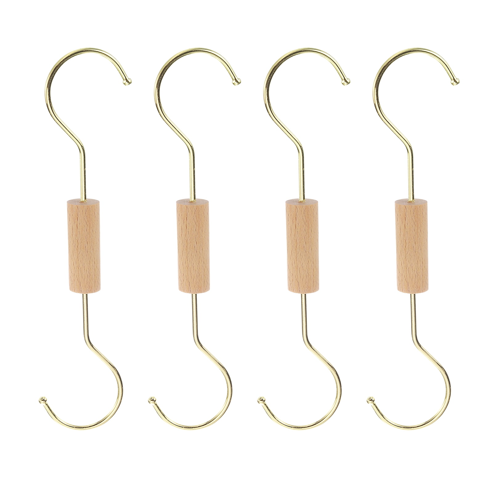 Uxcell 4Pack 9 Inch Large S Hooks Hanging Hook for Closet Kitchen ...