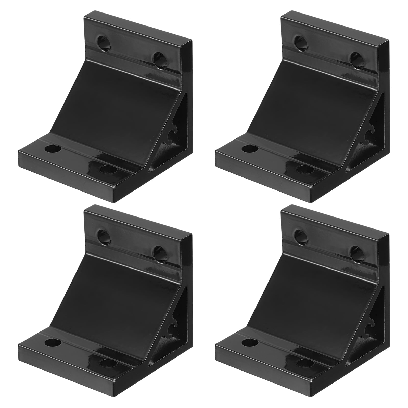 Uxcell 4Pack 90 Degree Angle Aluminum Profile Corner Brackets Joint ...