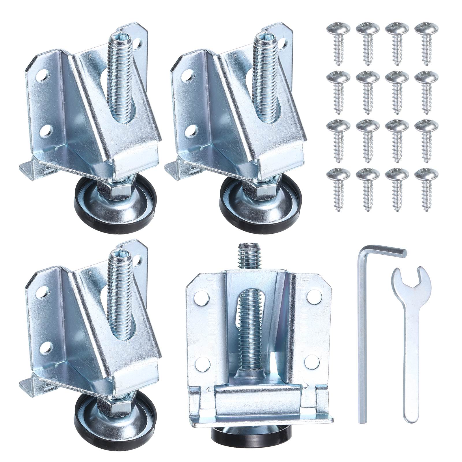 Uxcell 4Pack Adjustable Furniture Leveling Feet, 2.19" Heavy Duty ...