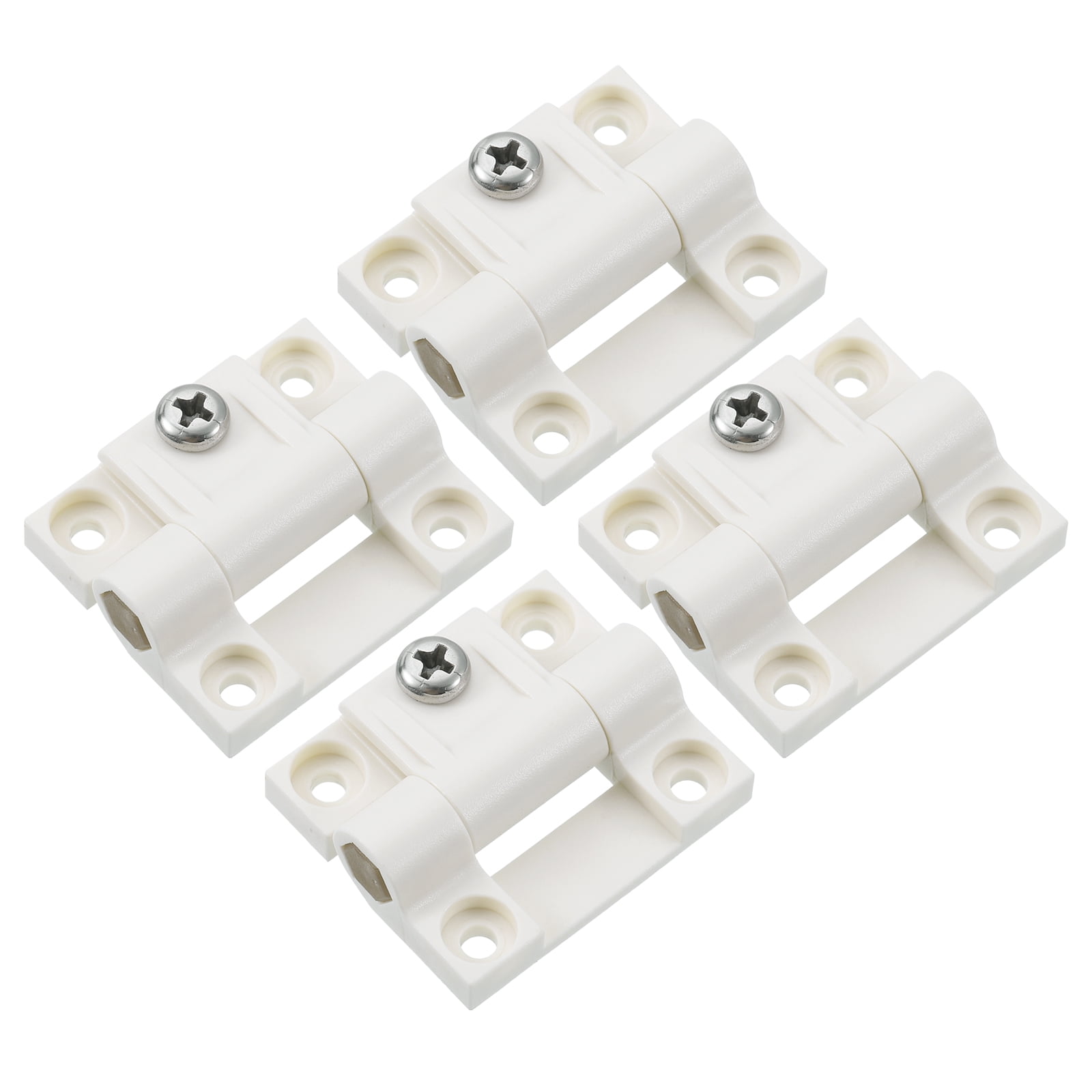 Uxcell 4Pack Adjustable Torque Hinge, 43x36mm Plastic Countersunk Holes ...