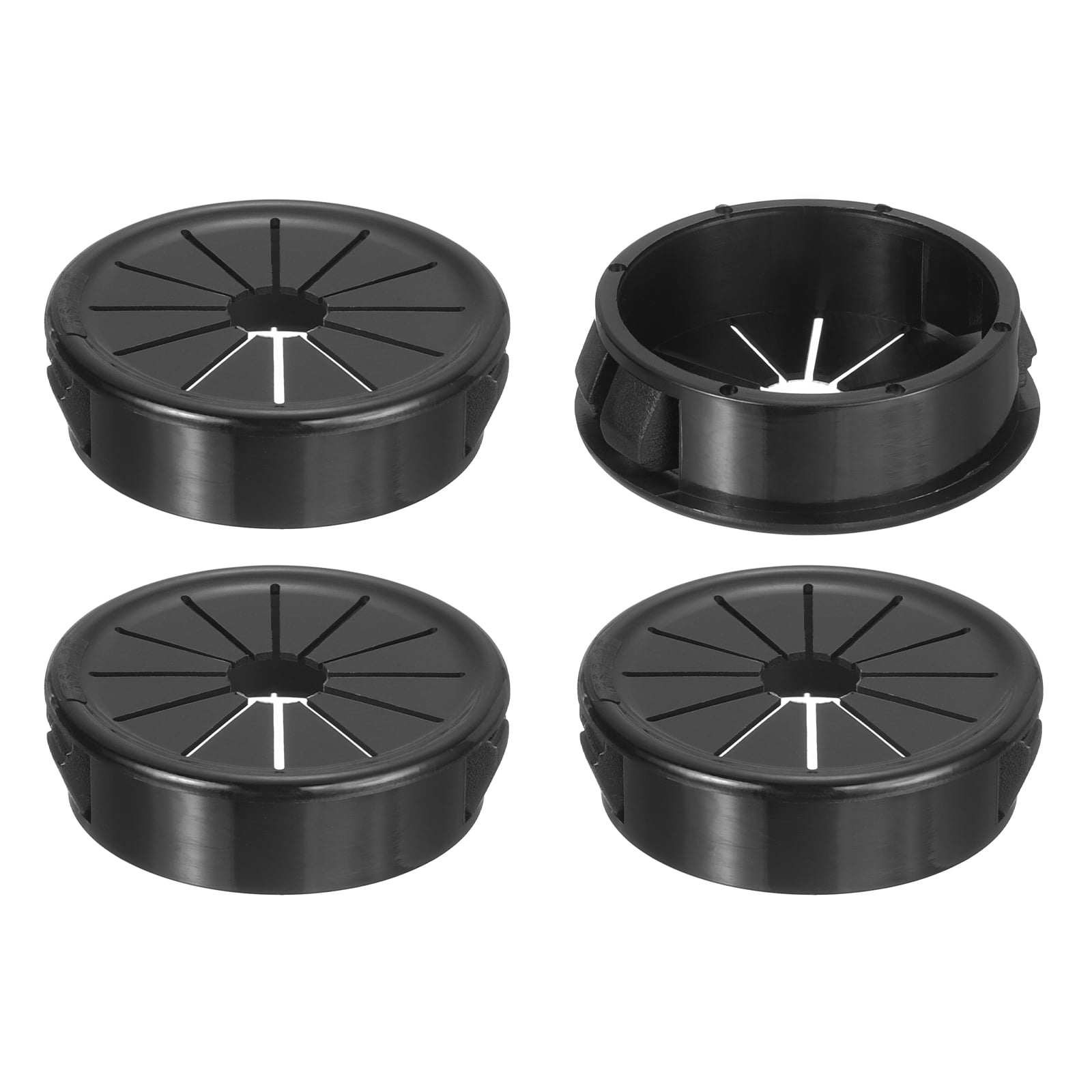 Uxcell 4Pack Cable Grommets, Snap Bushing Grommet for Holes with 1.38 ...