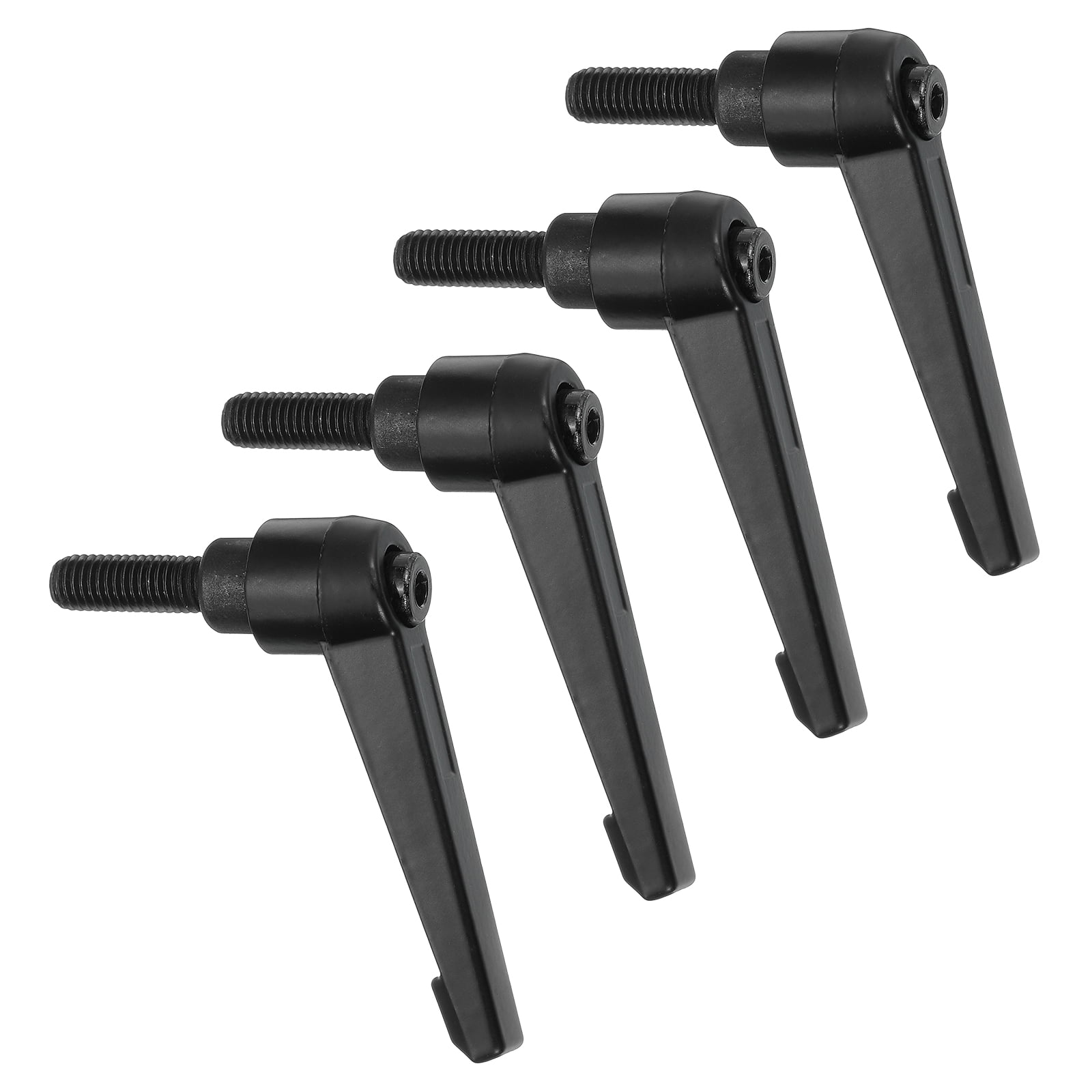 Uxcell 4Pack Clamping Lever Handles, M8 x 20mm Adjustable Knobs Handle ...