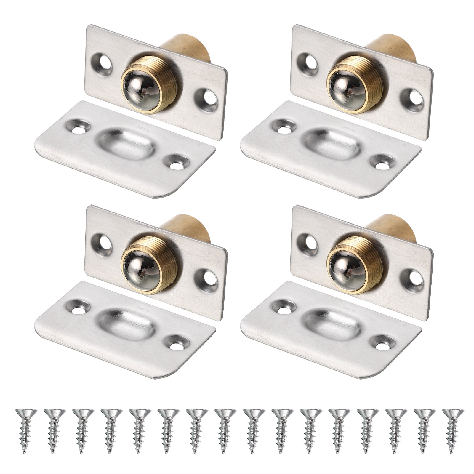 Uxcell 4Pack Closet Door Ball Catch Hardware Adjustable with Strike ...