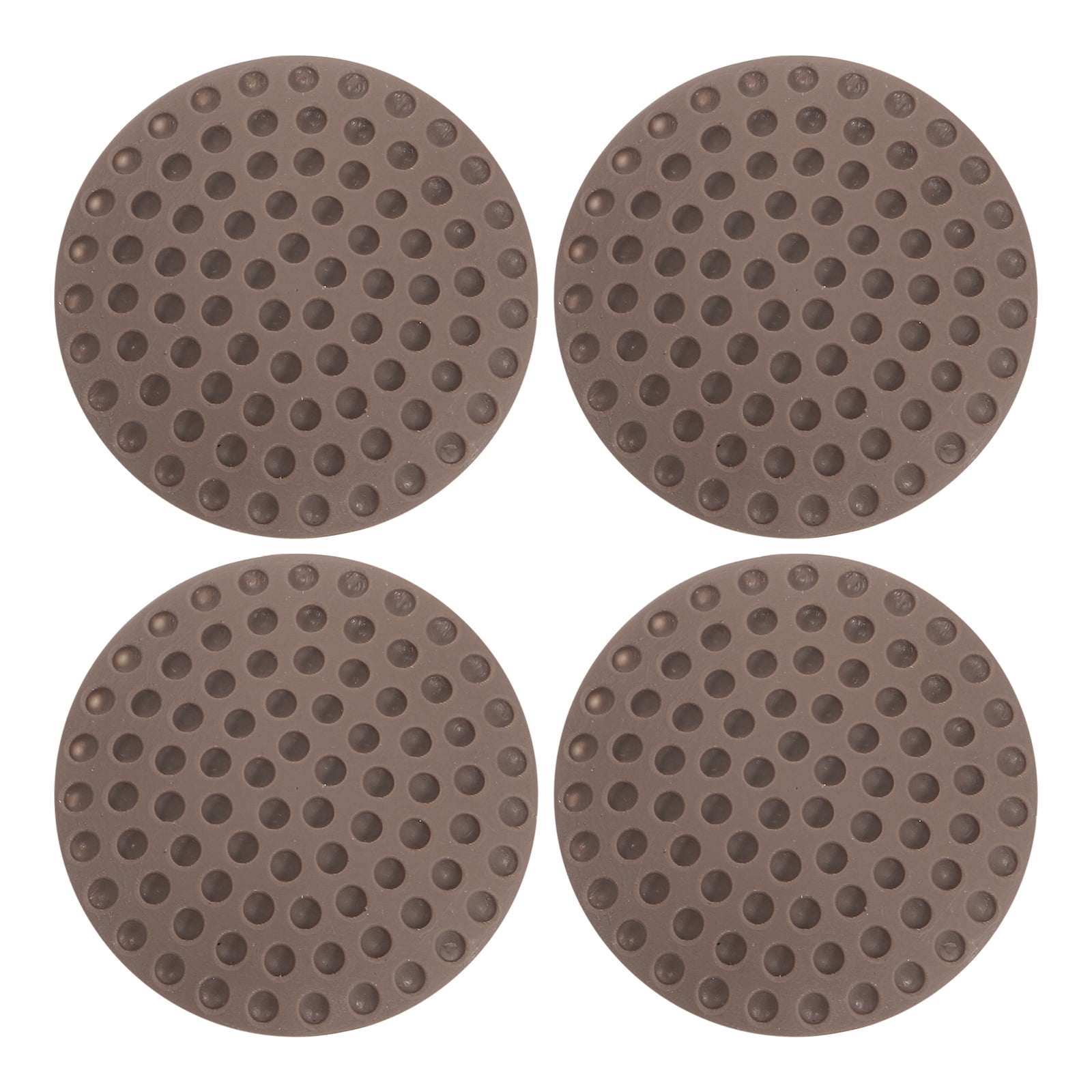 Uxcell 4Pack Door Stopper Wall Protector, 50mm/2" Brown Self Adhesive ...