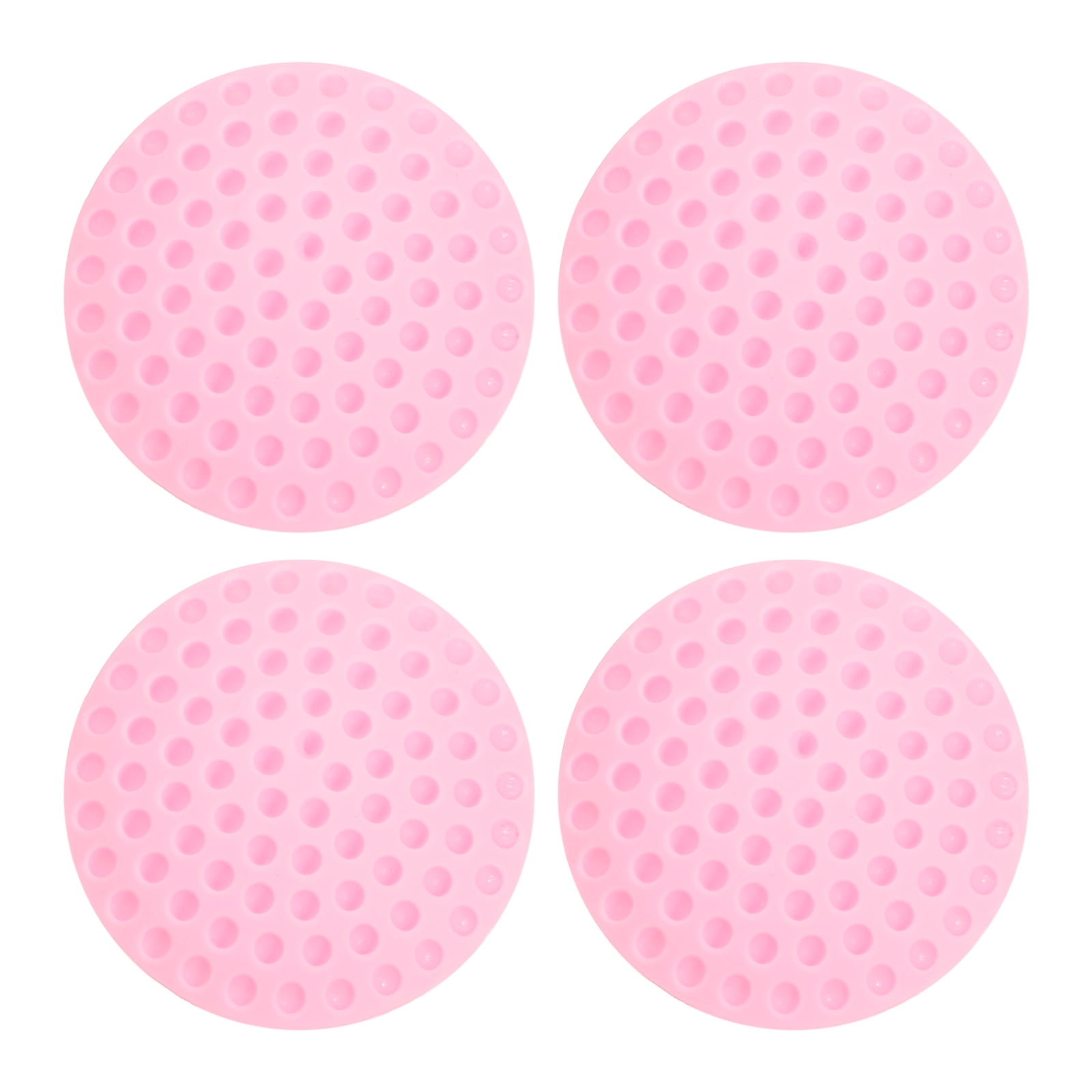 Uxcell 4Pack Door Stopper Wall Protector, 50mm/2" Pink Self Adhesive ...
