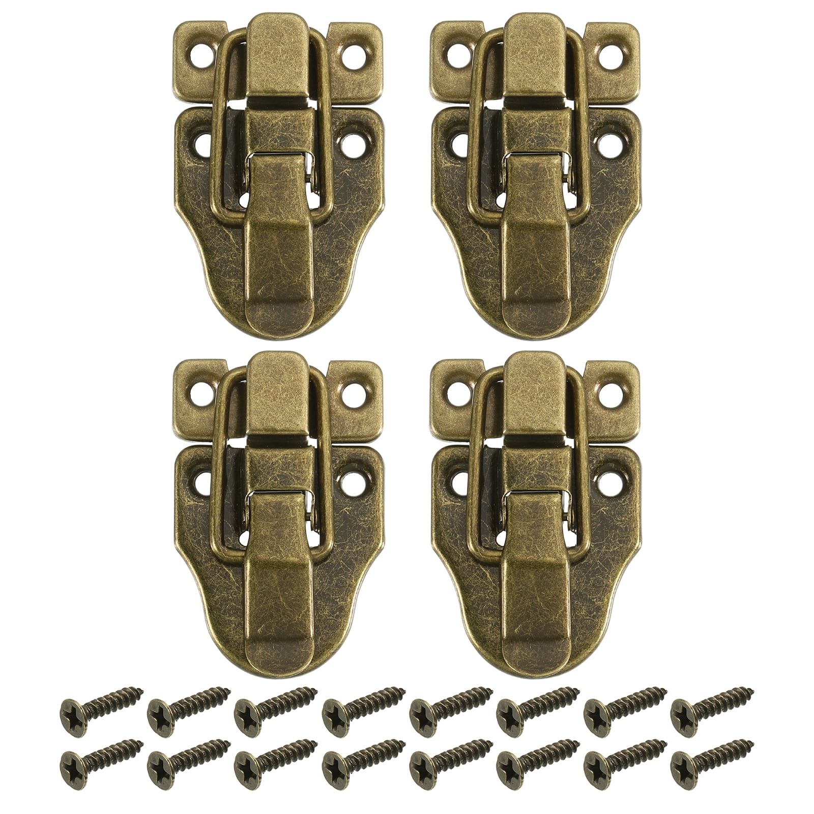 Uxcell 4Pack Duck-Billed Toggle Hasp Latch, Metal Box Toggle Latch ...