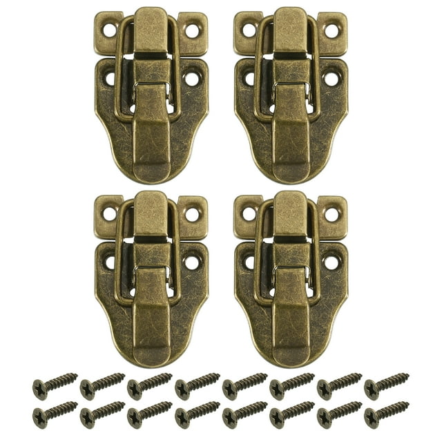 Uxcell 4Pack Duck-Billed Toggle Hasp Latch, Metal Box Toggle Latch ...