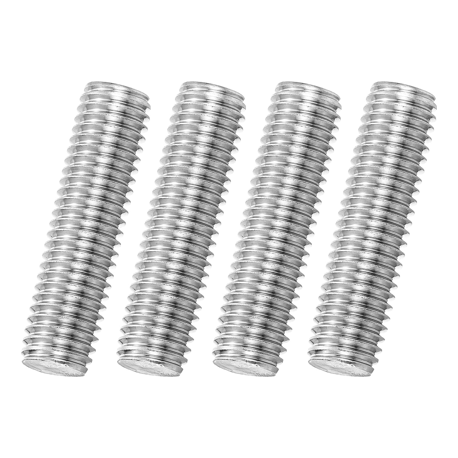 Uxcell 4Pack M12x45mm 316 Stainless Steel Fully All Threaded Rod Studs ...