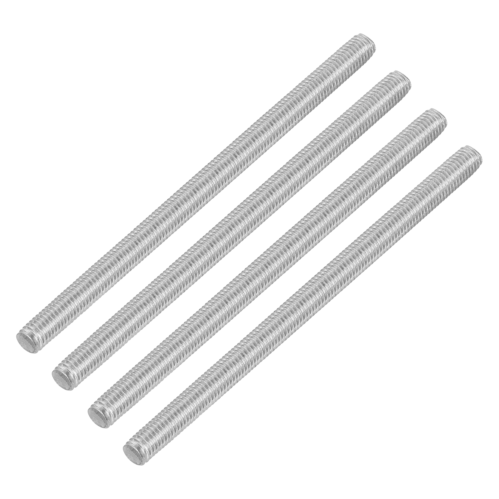 Uxcell 4Pack M5 x 90mm 0.8mm Pitch 304 Stainless Steel Fully Threaded ...