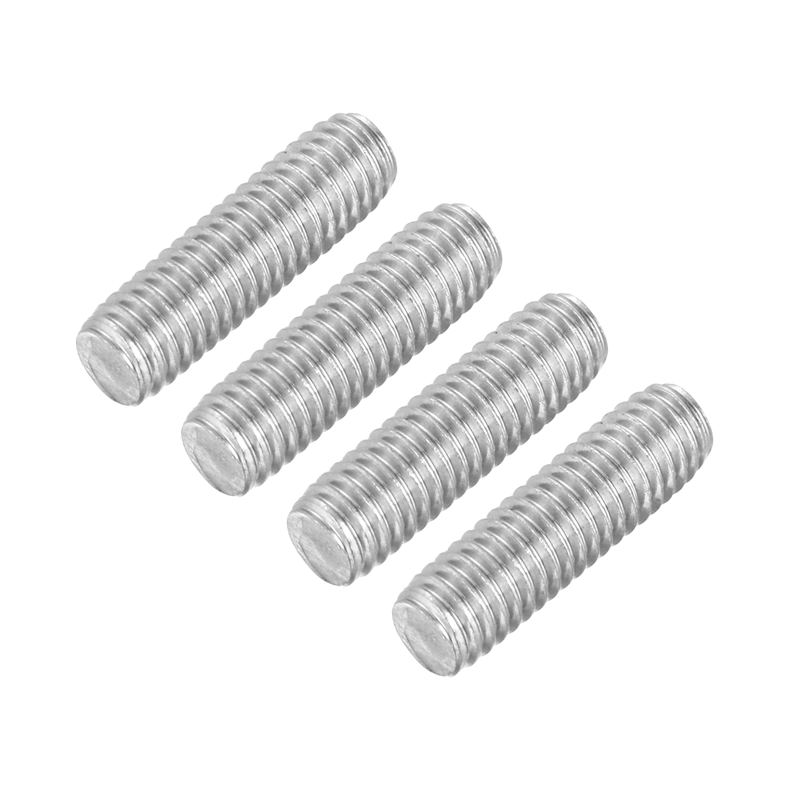 Uxcell 4Pack M6 x 20mm 1mm Pitch 304 Stainless Steel Fully Threaded Rod ...