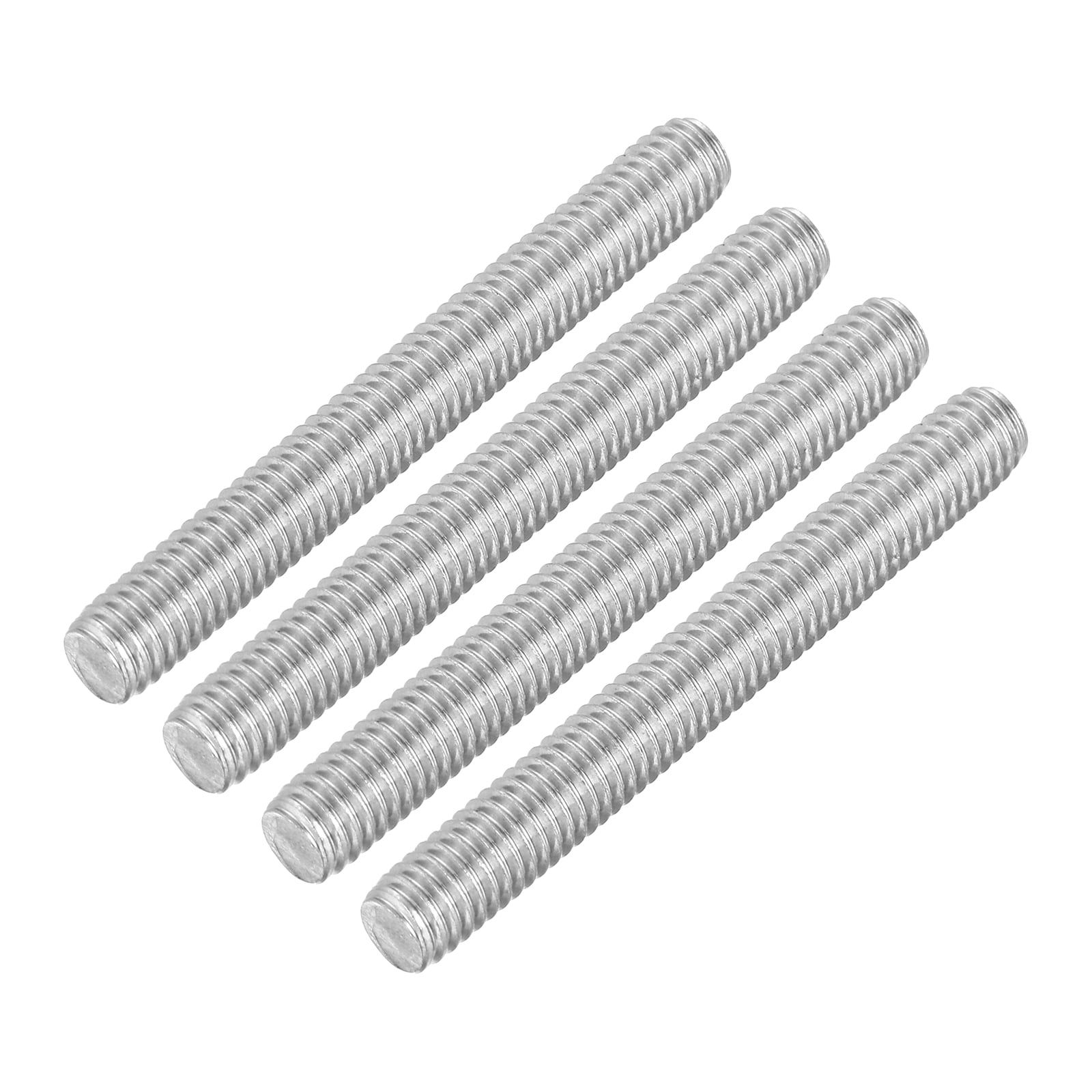 Uxcell 4Pack M6 x 50mm 1mm Pitch 304 Stainless Steel Fully Threaded Rod ...