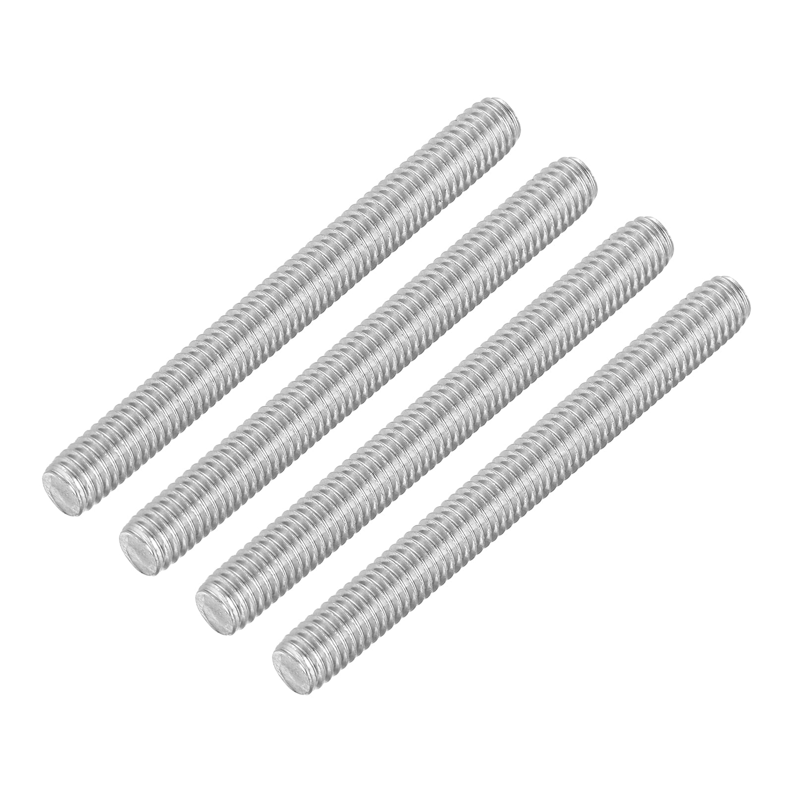 Uxcell 4Pack M6 x 60mm 1mm Pitch 304 Stainless Steel Fully Threaded Rod ...