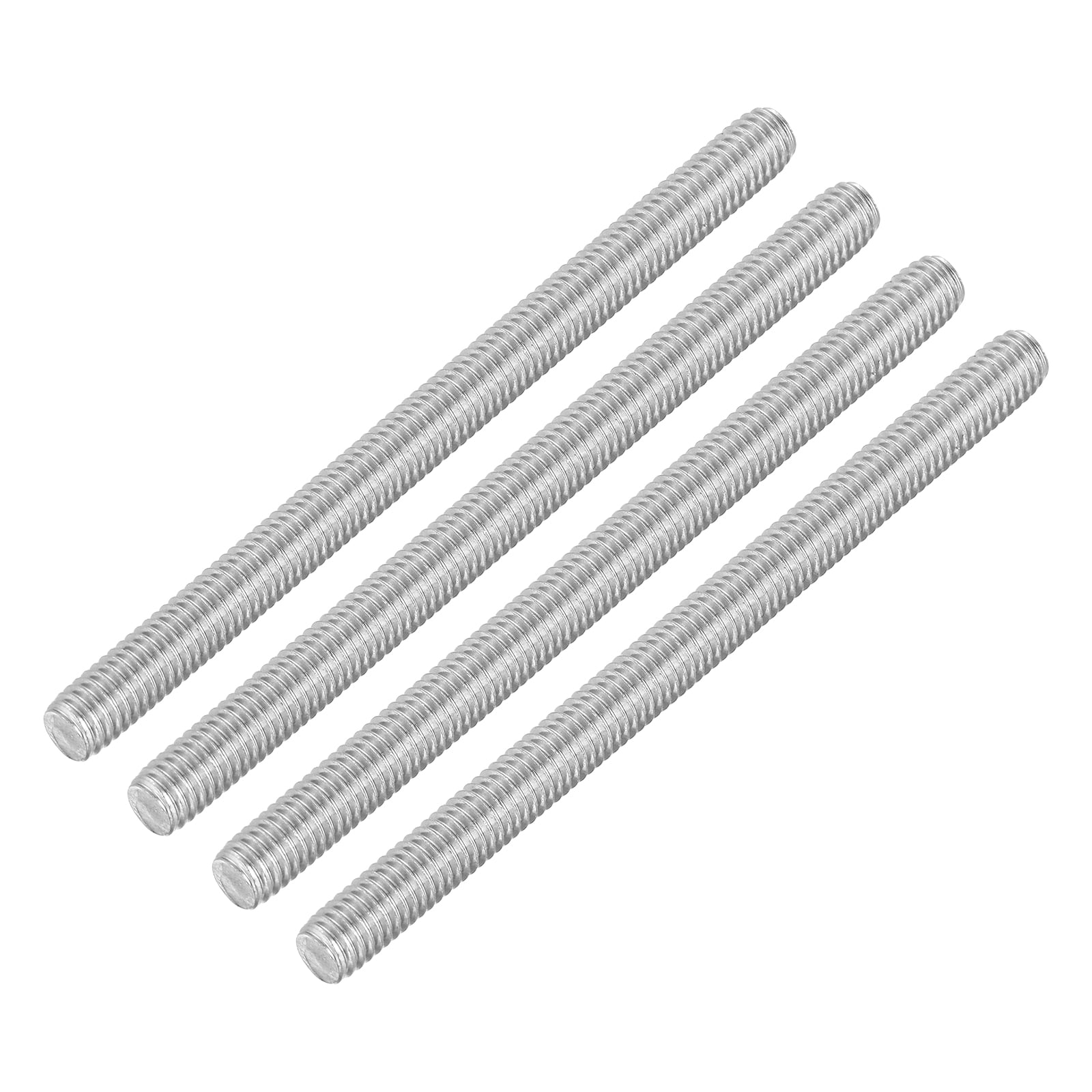 Uxcell 4Pack M6 x 85mm 1mm Pitch 304 Stainless Steel Fully Threaded Rod ...