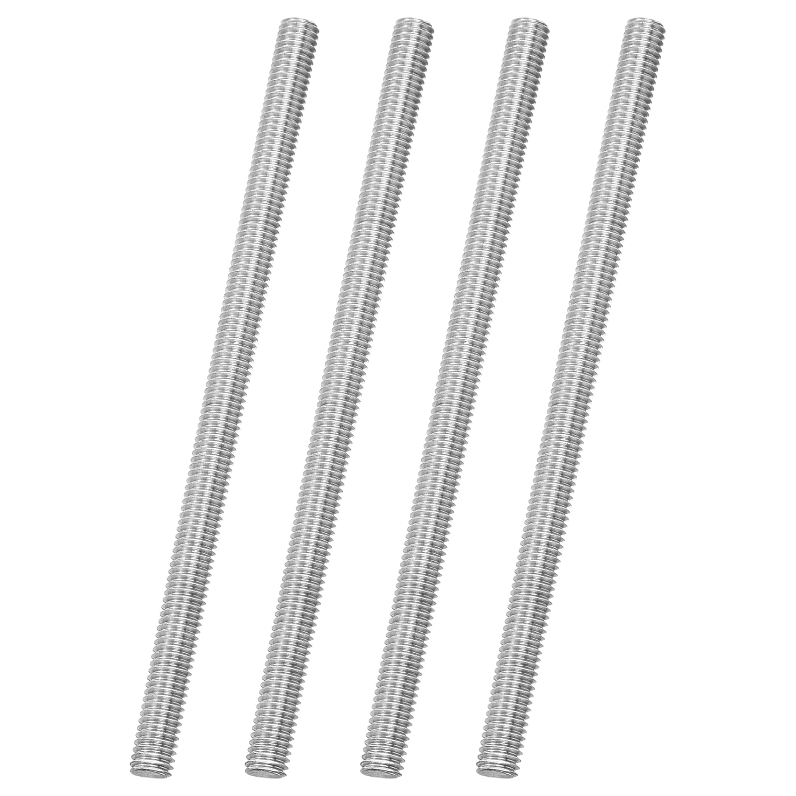 Uxcell 4Pack M6x110mm 316 Stainless Steel Fully All Threaded Rod Studs ...