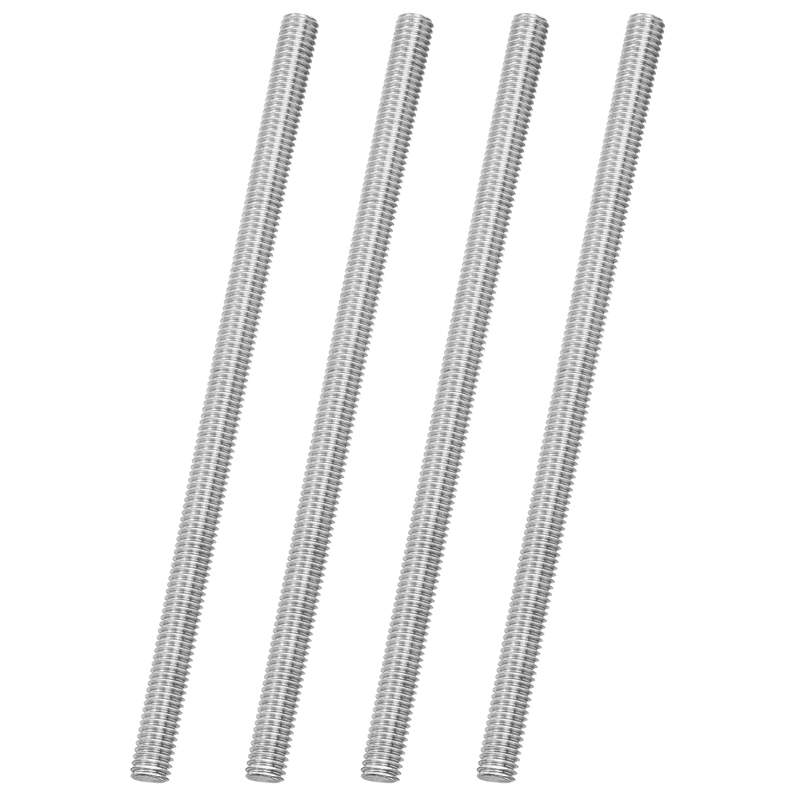 Uxcell 4Pack M6x120mm 316 Stainless Steel Fully All Threaded Rod Studs ...