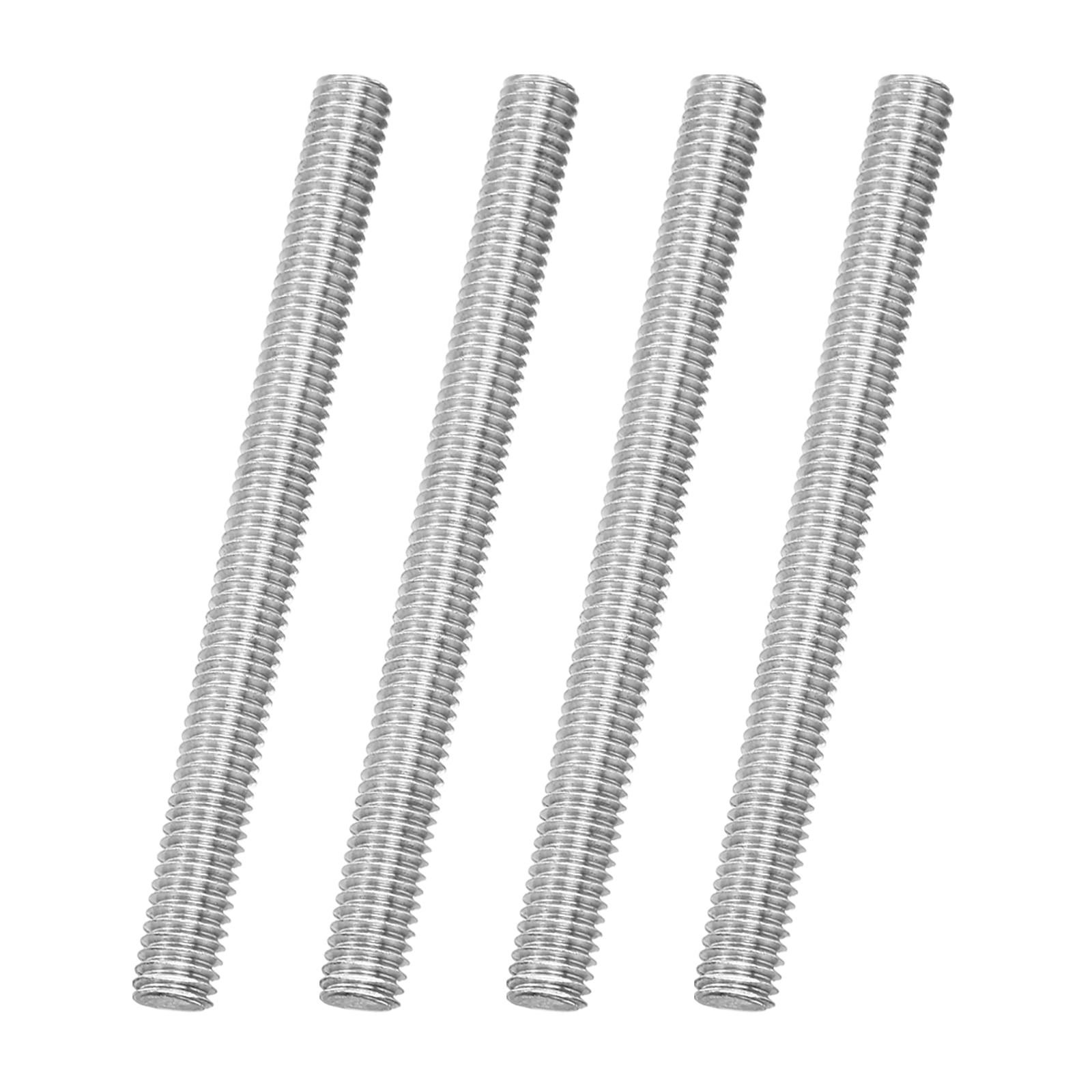 Uxcell 4Pack M6x70mm 316 Stainless Steel Fully All Threaded Rod Studs ...