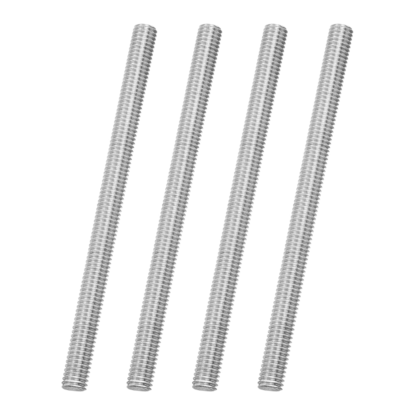 Uxcell 4Pack M6x90mm 316 Stainless Steel Fully All Threaded Rod Studs ...