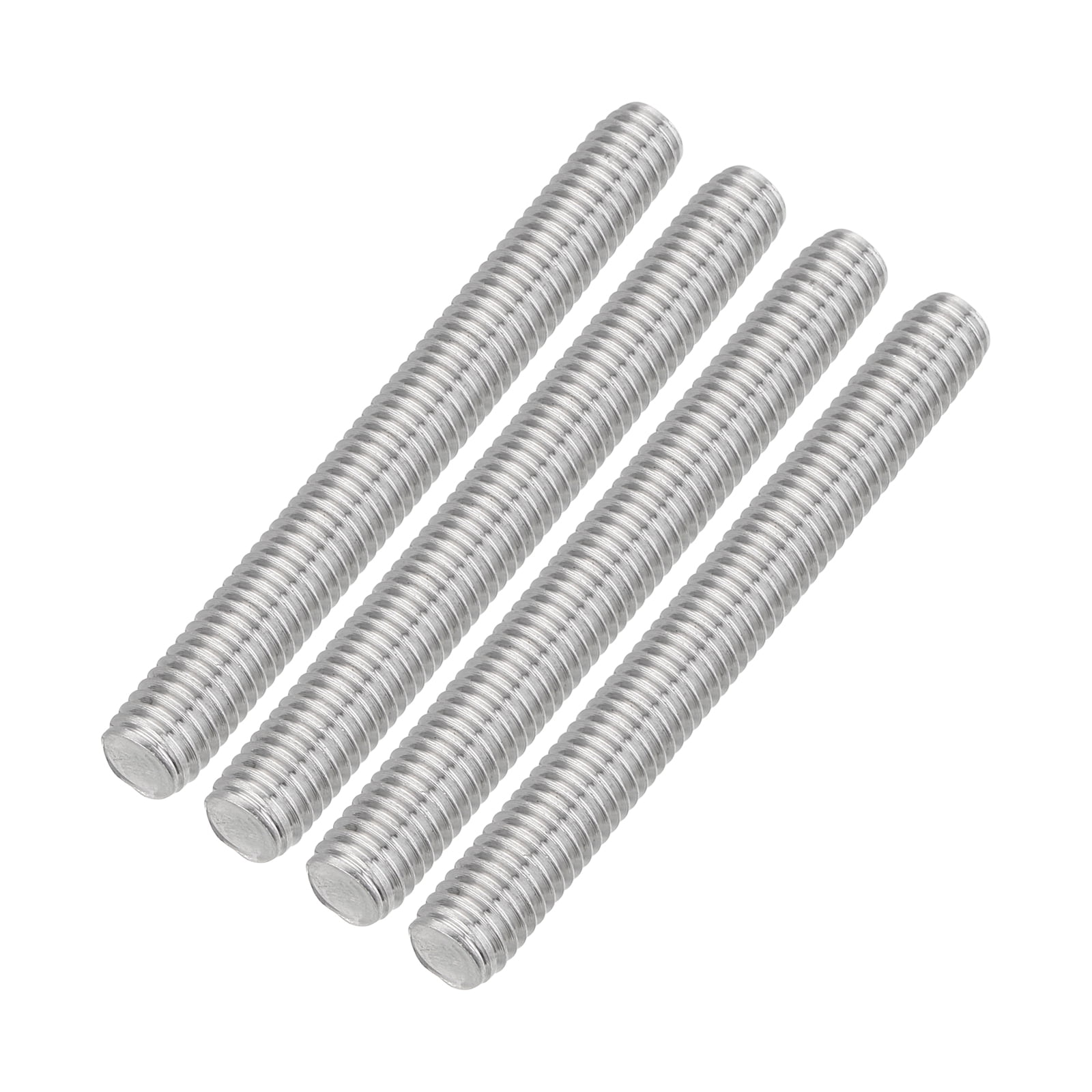 Uxcell 4Pack M8 x 70mm 1.25mm Pitch 304 Stainless Steel Fully Threaded ...
