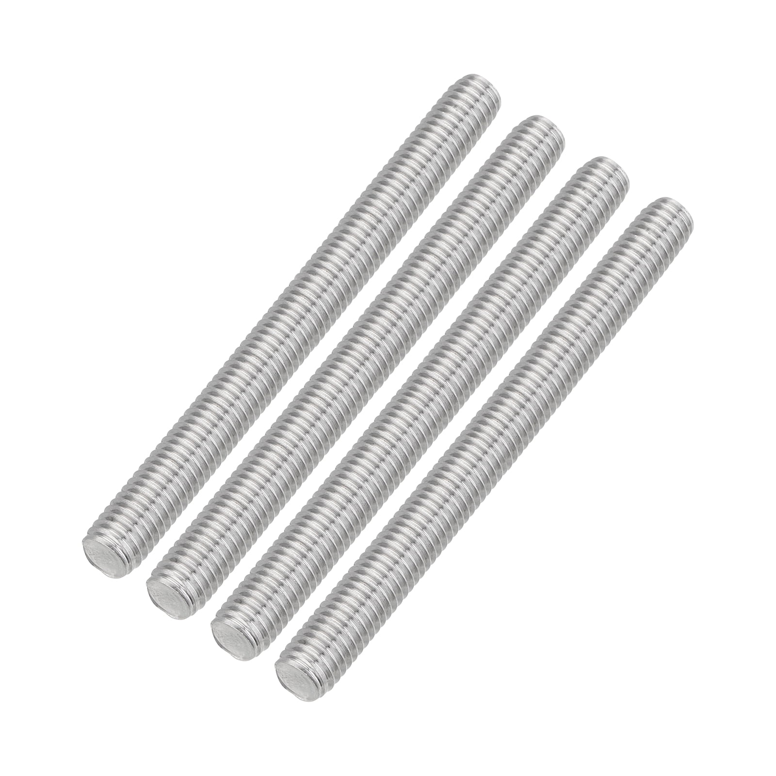 Uxcell 4Pack M8 x 85mm 1.25mm Pitch 304 Stainless Steel Fully Threaded ...
