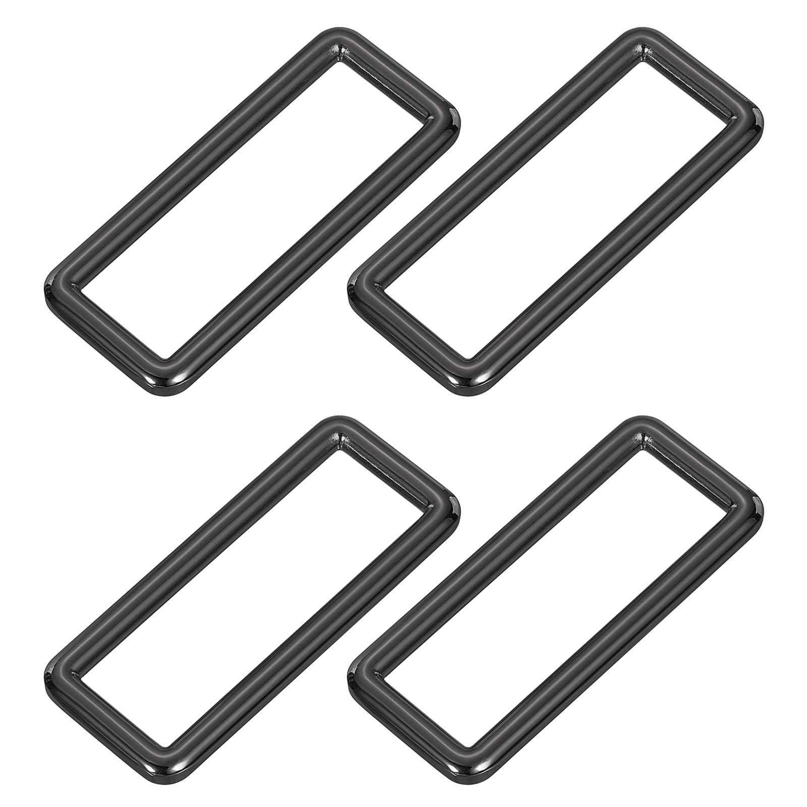 Uxcell 4Pack Metal Rectangle Ring, 2 x 5/8 Inch Metal Rectangular ...
