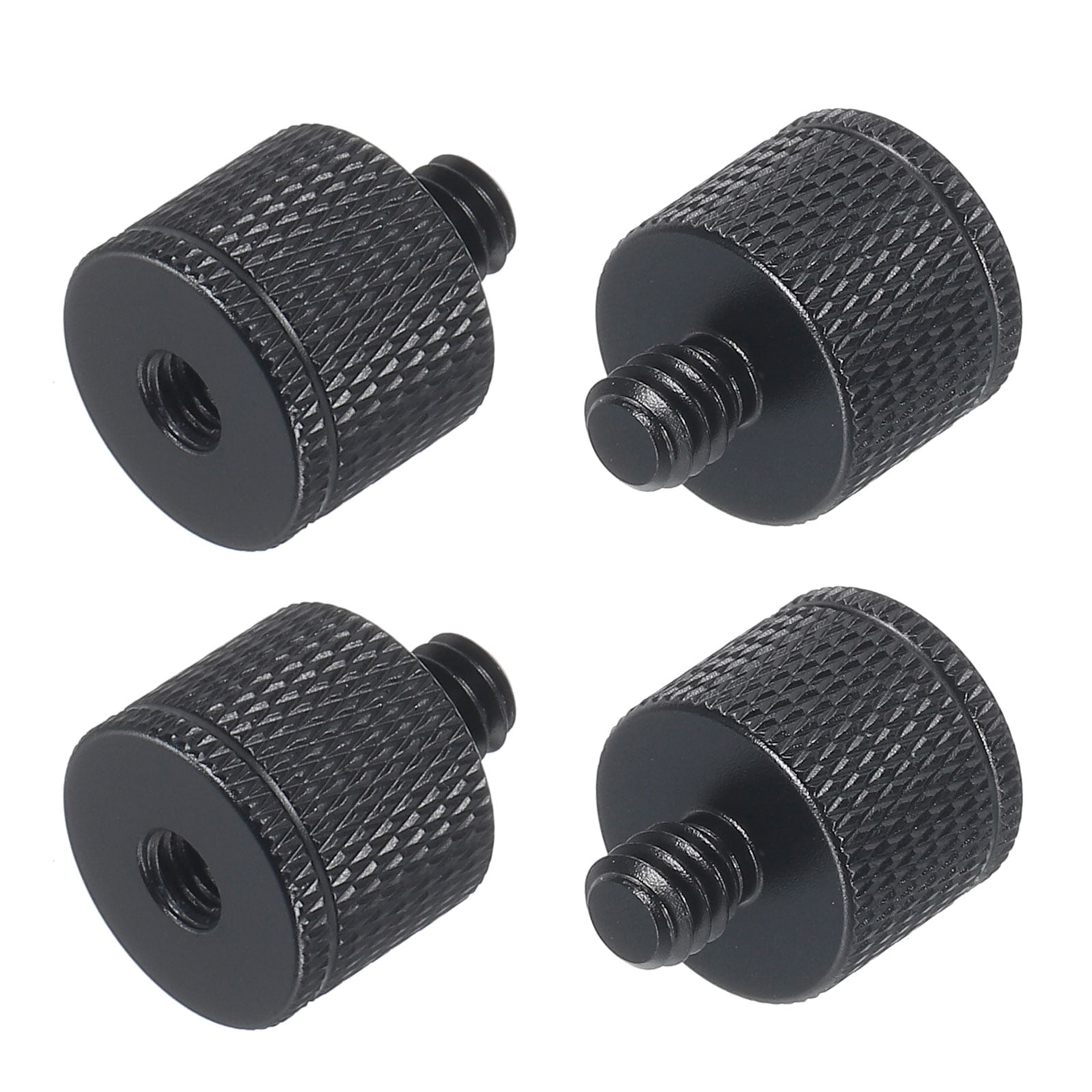 Uxcell 4Pack Mic Stand Adapter M5 Female to 1/4 Male Camera Screw ...
