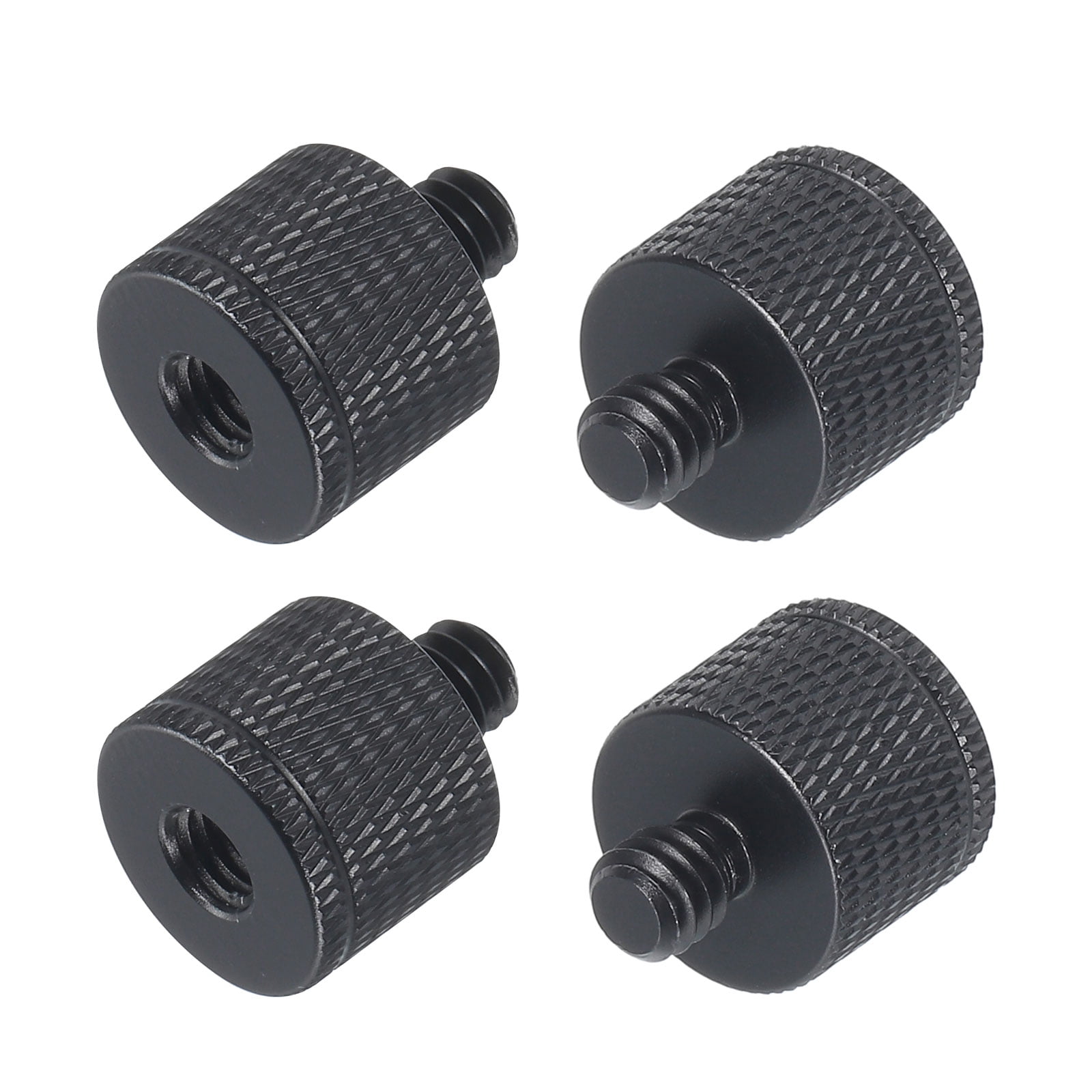Uxcell 4Pack Mic Stand Adapter M6 Female to 1/4 Male Camera Screw ...