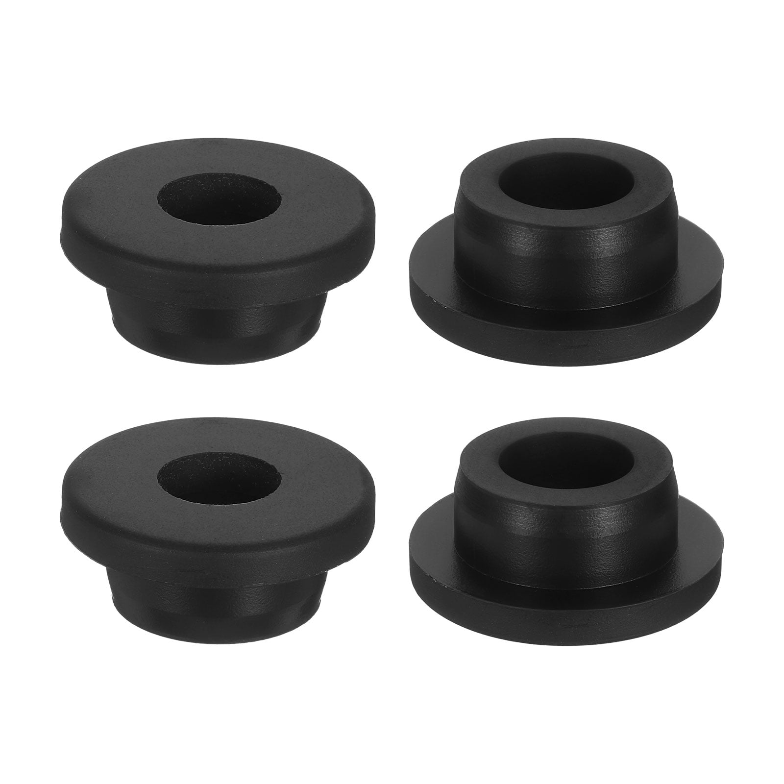 Uxcell 4Pack Rubber Grommets 24mm Drill Hole, 15mm ID Top Hat Hole Plug ...
