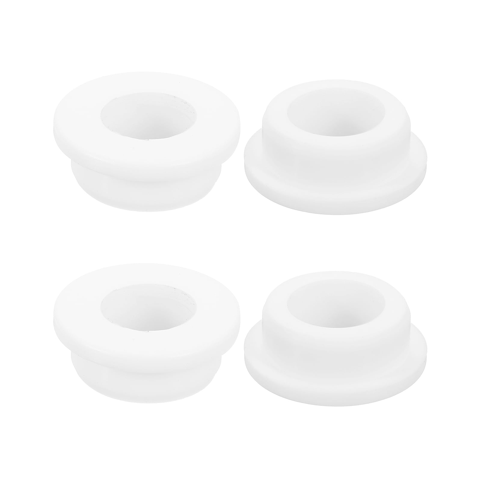 Uxcell 4Pack Rubber Grommets 28mm Drill Hole, 19mm ID White Hole Plug ...