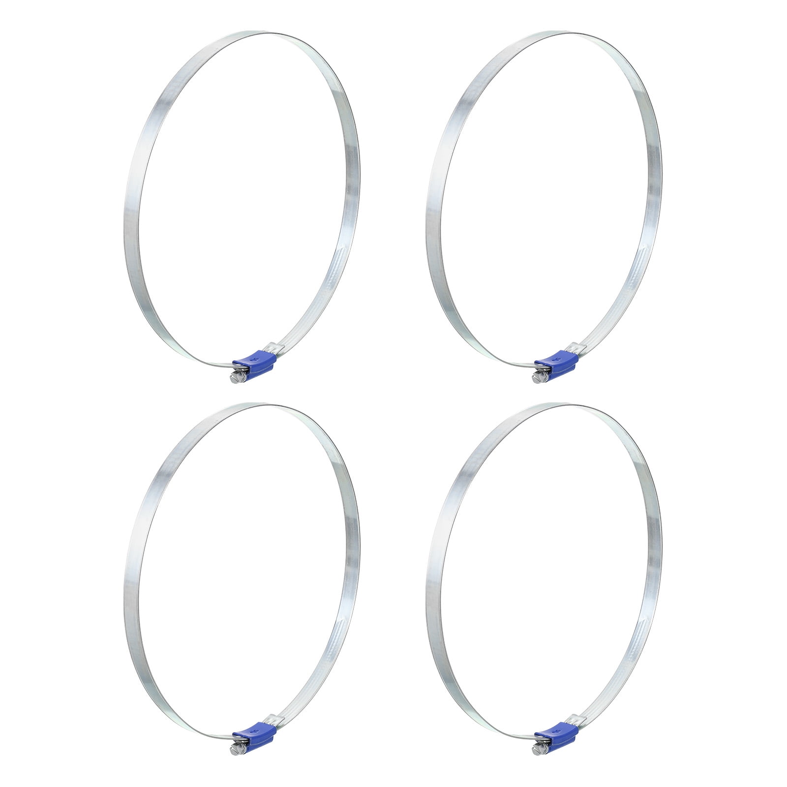 Uxcell 4Pack Worm Gear Hose Clamp Clips Adjustable 175- 205mm Range ...