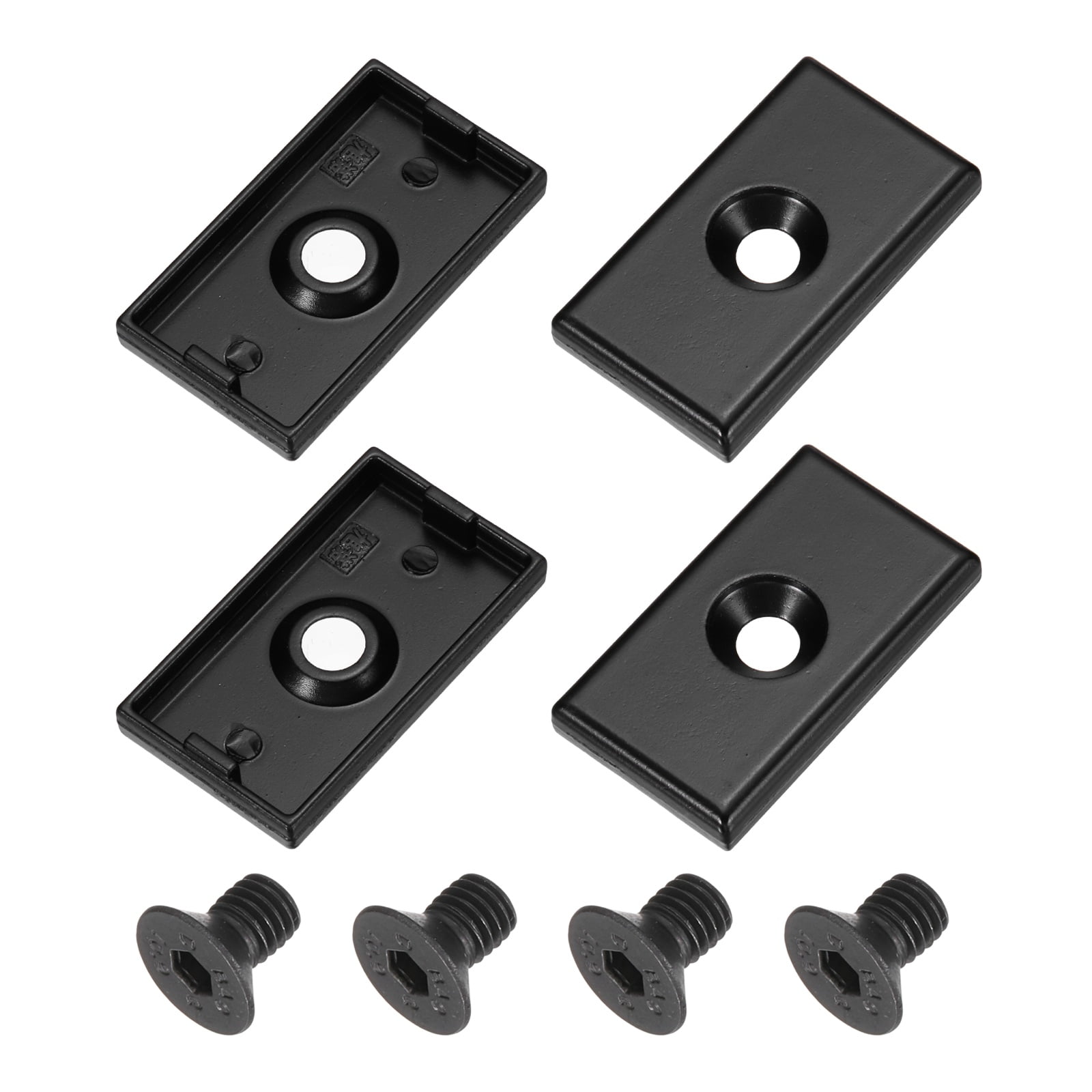 Uxcell 4Pcs 2035 T-Slot 5.5mm Hole Dia Aluminum Extrusion End Cap ...