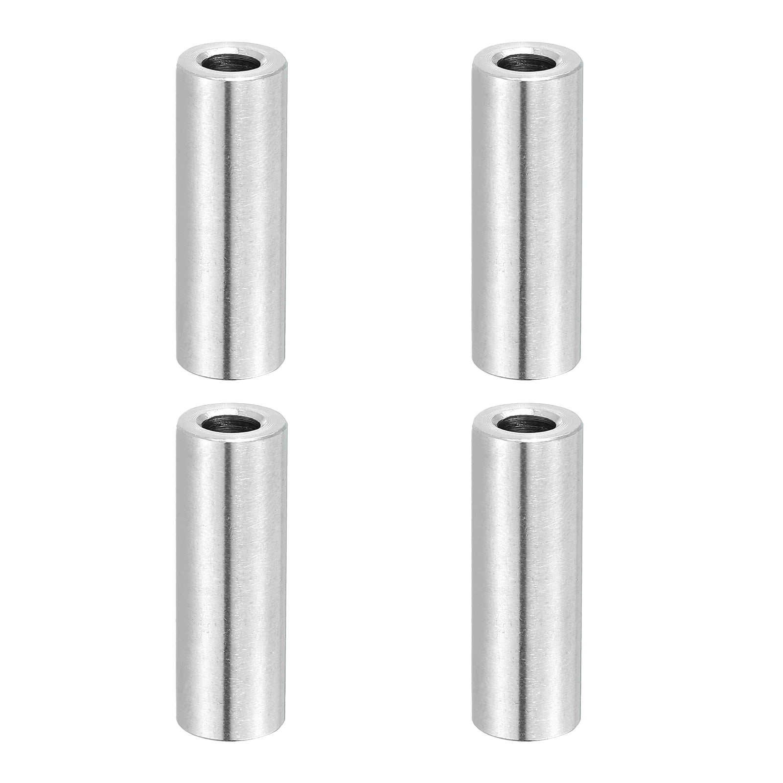 Uxcell 4Pcs 304 Stainless Steel Spacers, 6mm ID x 12mm OD x 35mmL for ...