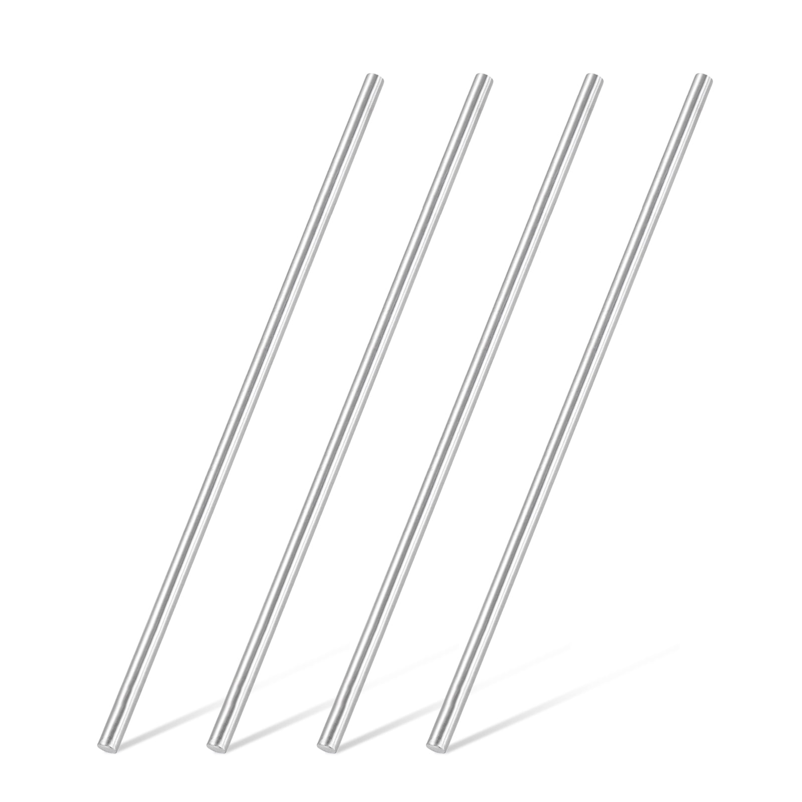 Uxcell 4Pcs 316 Stainless Steel Round Rod 1/4" Dia 11.8" Length Metal ...